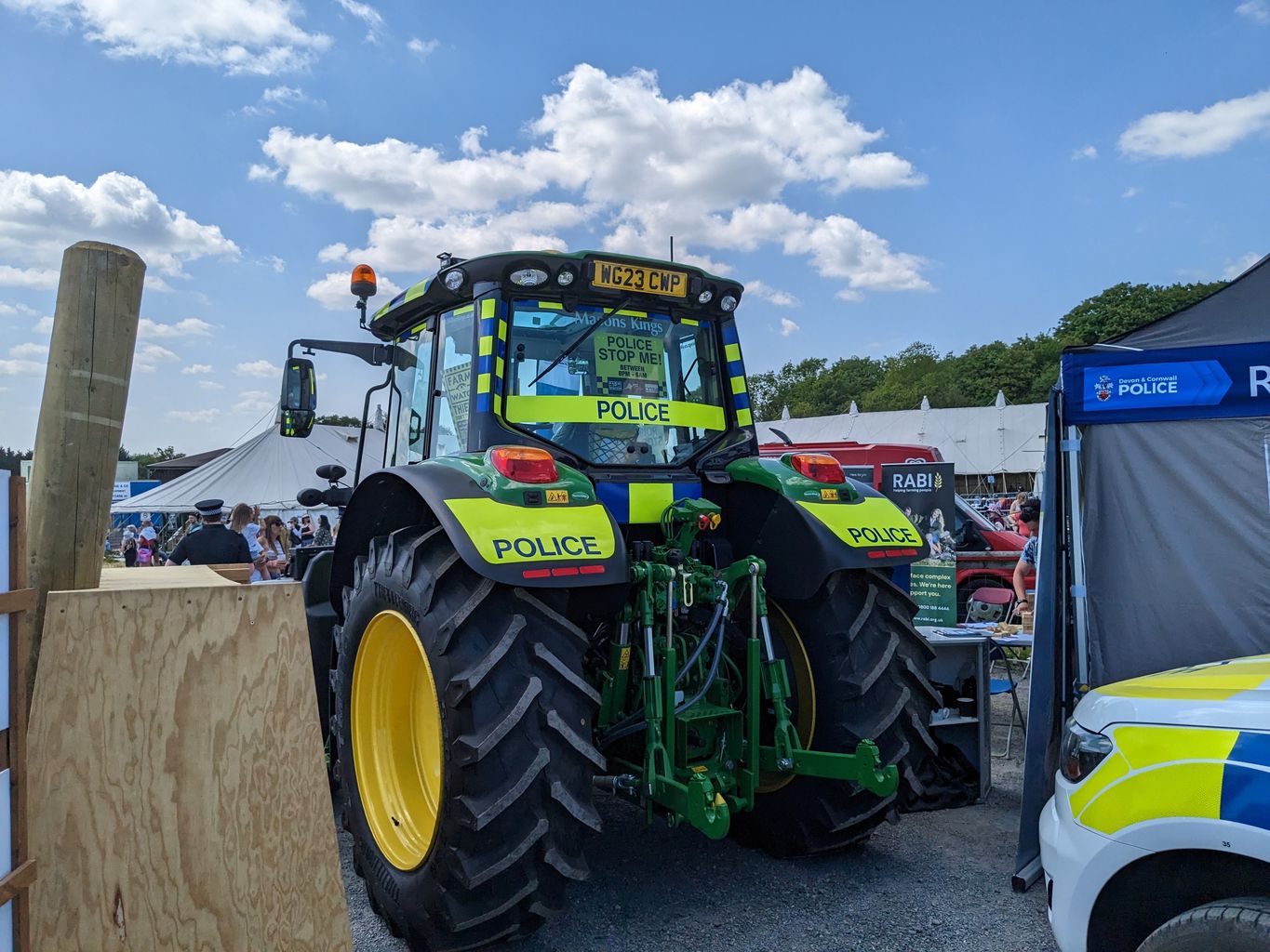 Children invited to name Devon and Cornwall Police's tractor