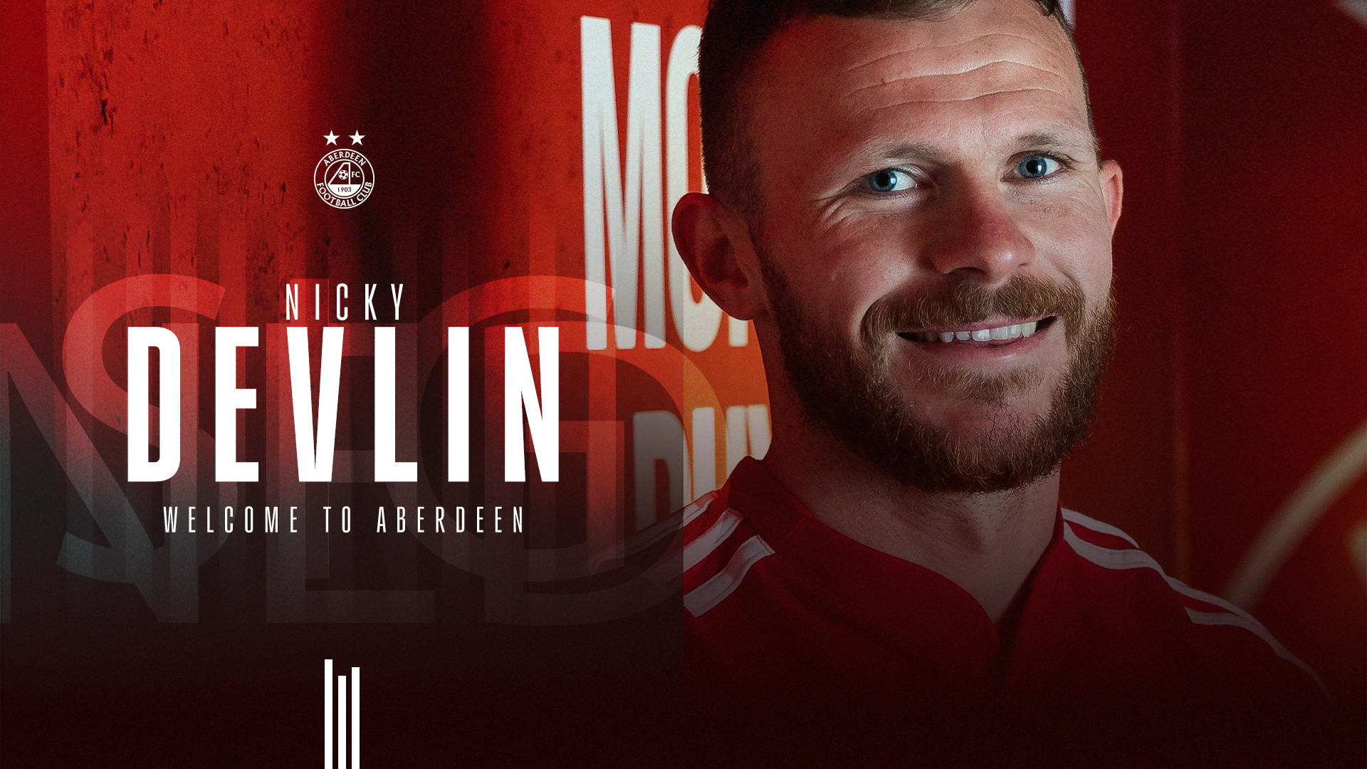 Nicky Devlin is Aberdeen's 1st summer signing.