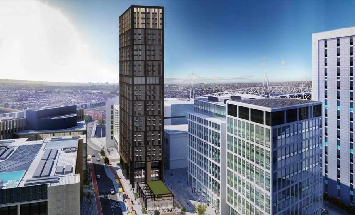 Giant tower block plans approved in Cardiff | News - undefined