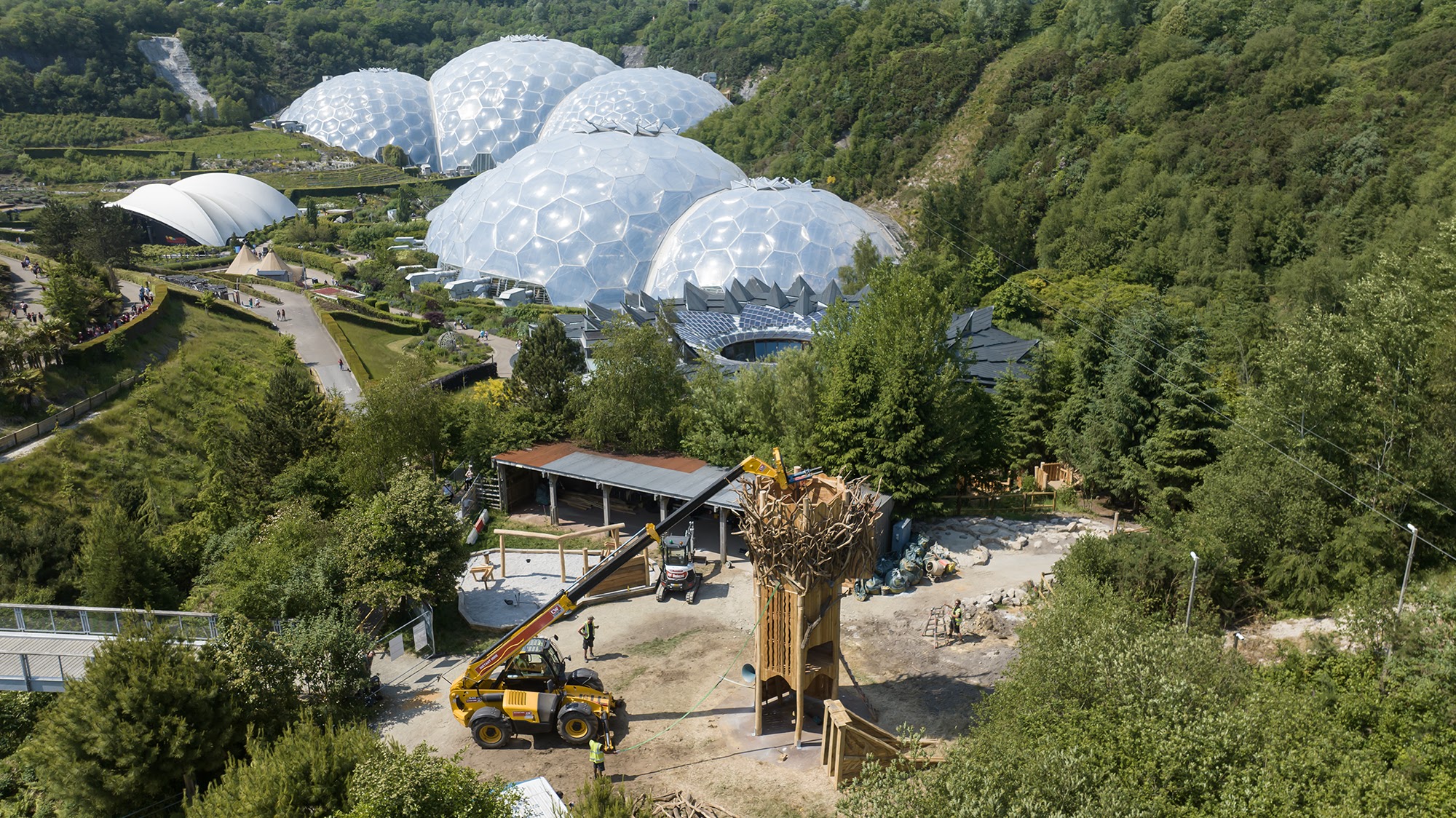 Behind the scenes of Eden's new play area