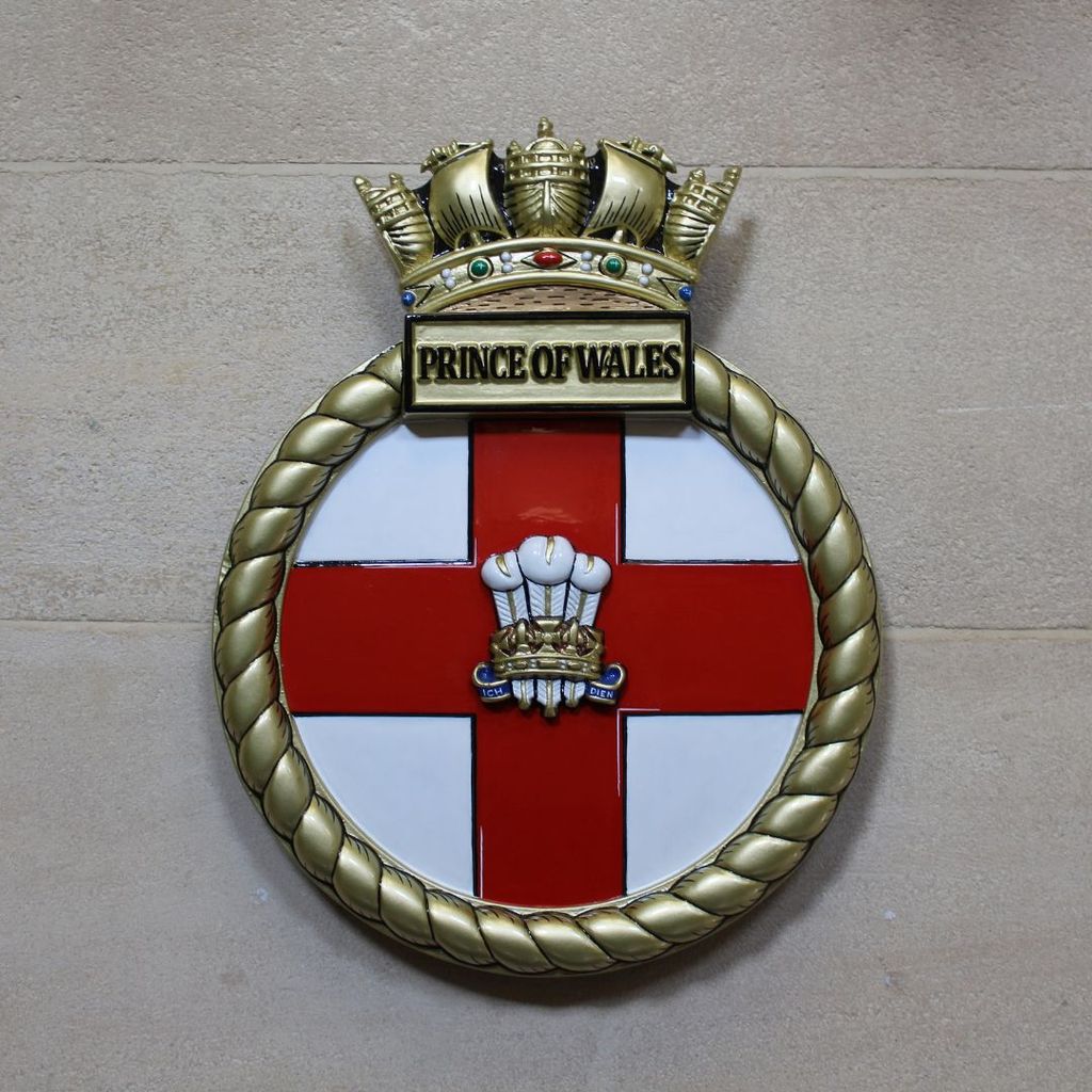Ship's company of HMS Prince of Wales march through Bristol