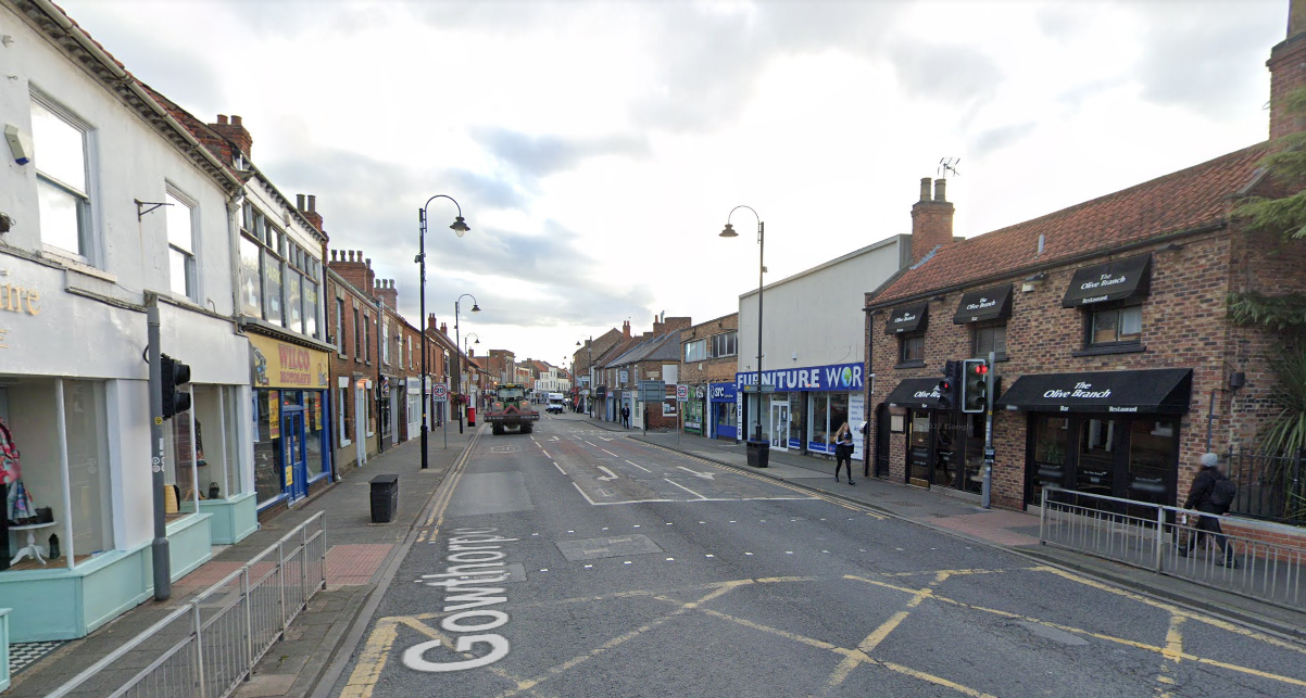 Cyclist hospitalised after attack in middle of Selby street