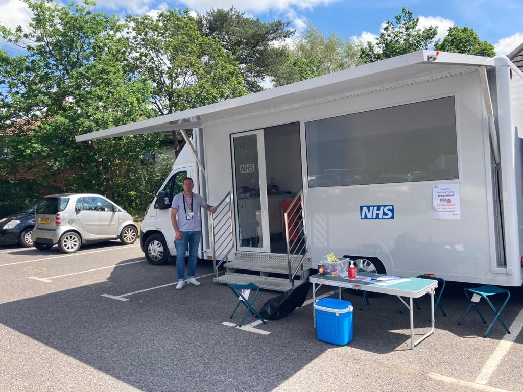 liver screening van to visit guildford village