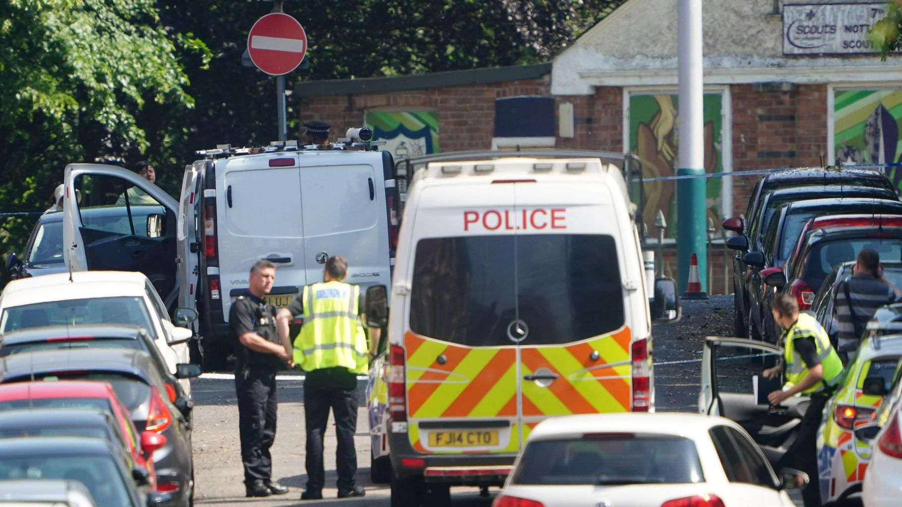 Nottingham attacks: Police car saw van for "less than a minute" before ...