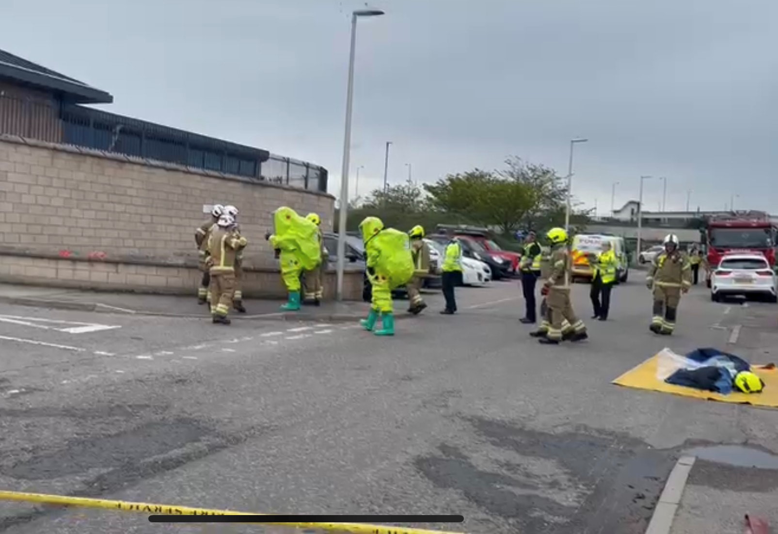 Chemical concern near Inverness Police station