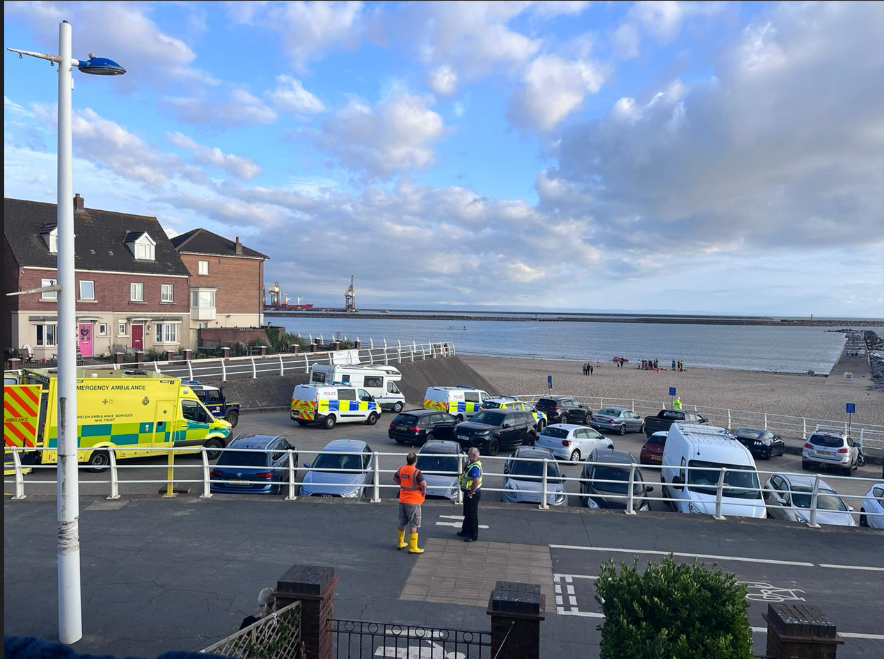 Boy dies at South Wales beach