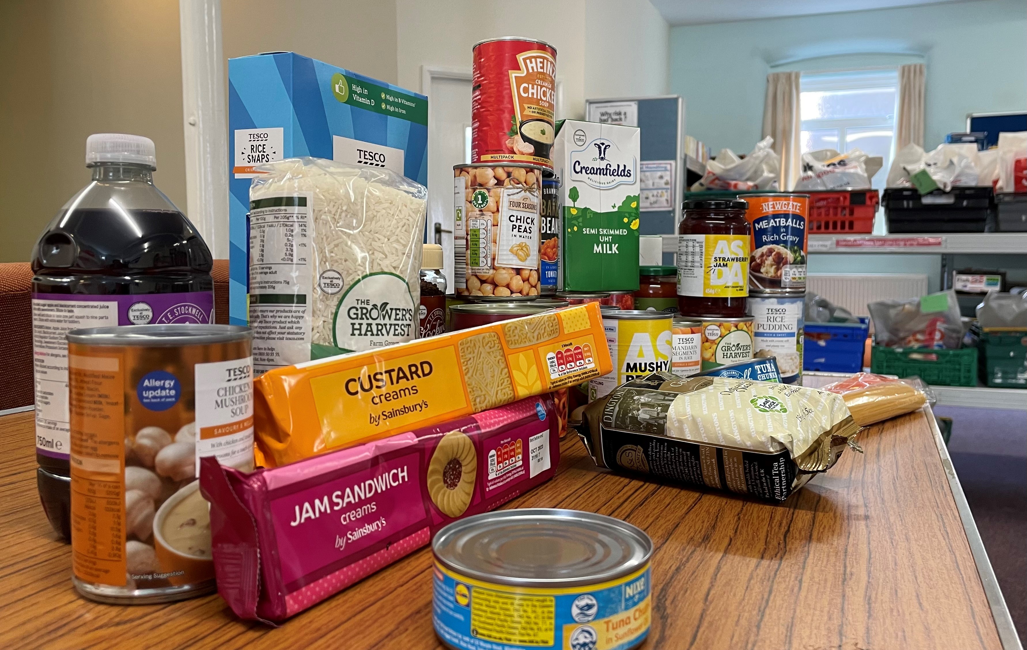 Cambridgeshire food bank user 'disgusted' to fall into poverty