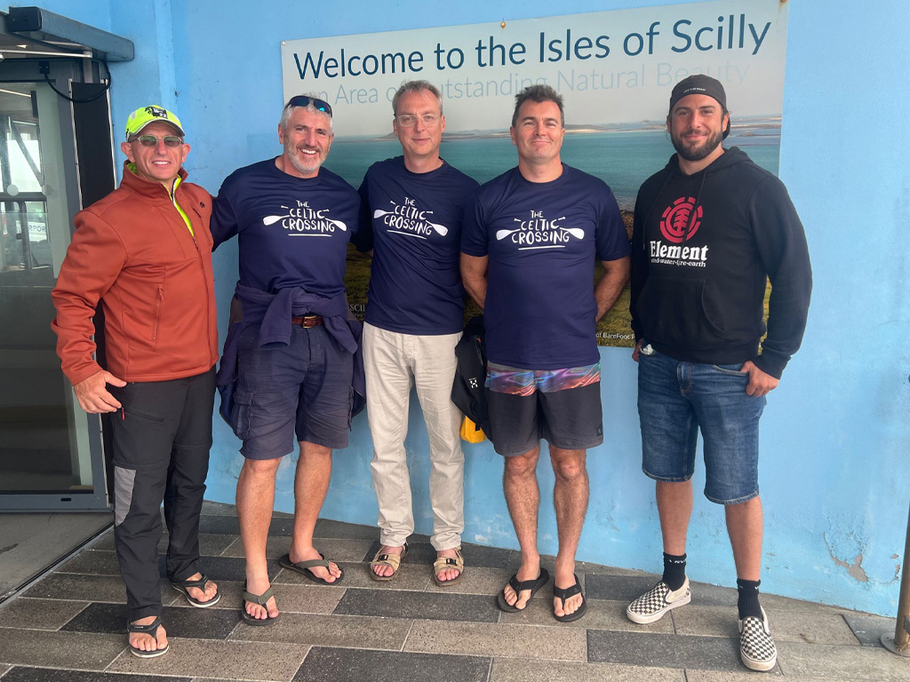 Team take on canoe challenge in Cornwall for Nerve Tumours UK