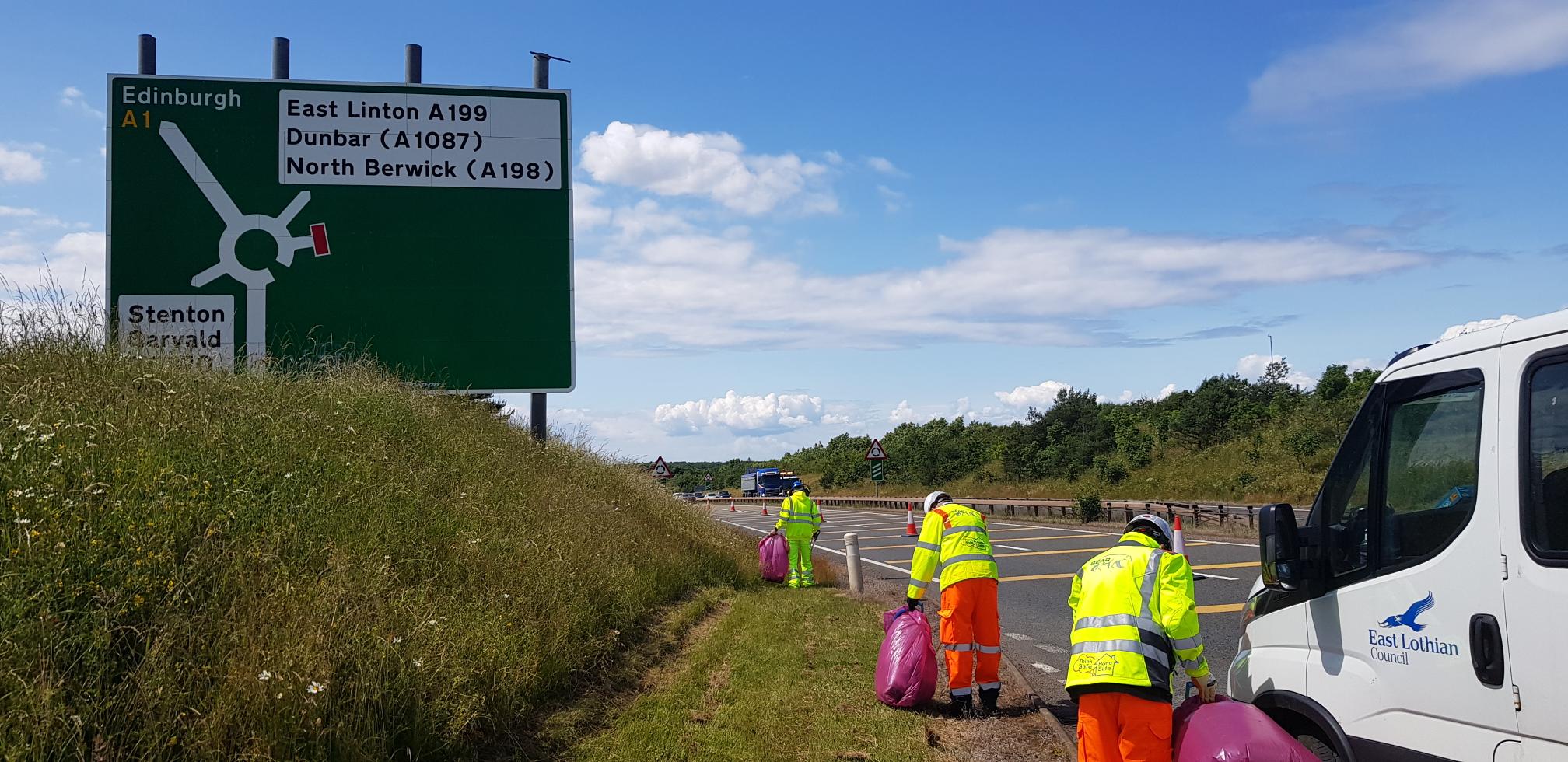 Berwickshire Anti-Litter Group welcomes A1 clean-up | News - Greatest ...