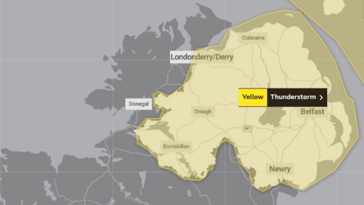 Yellow weather warning continues this week across Northern Ireland