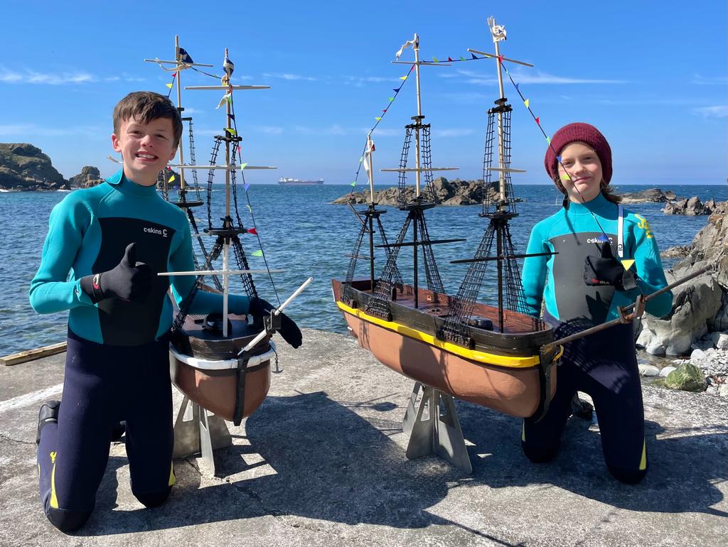 Brothers launch model boats to sail round Antarctica in 'world first'