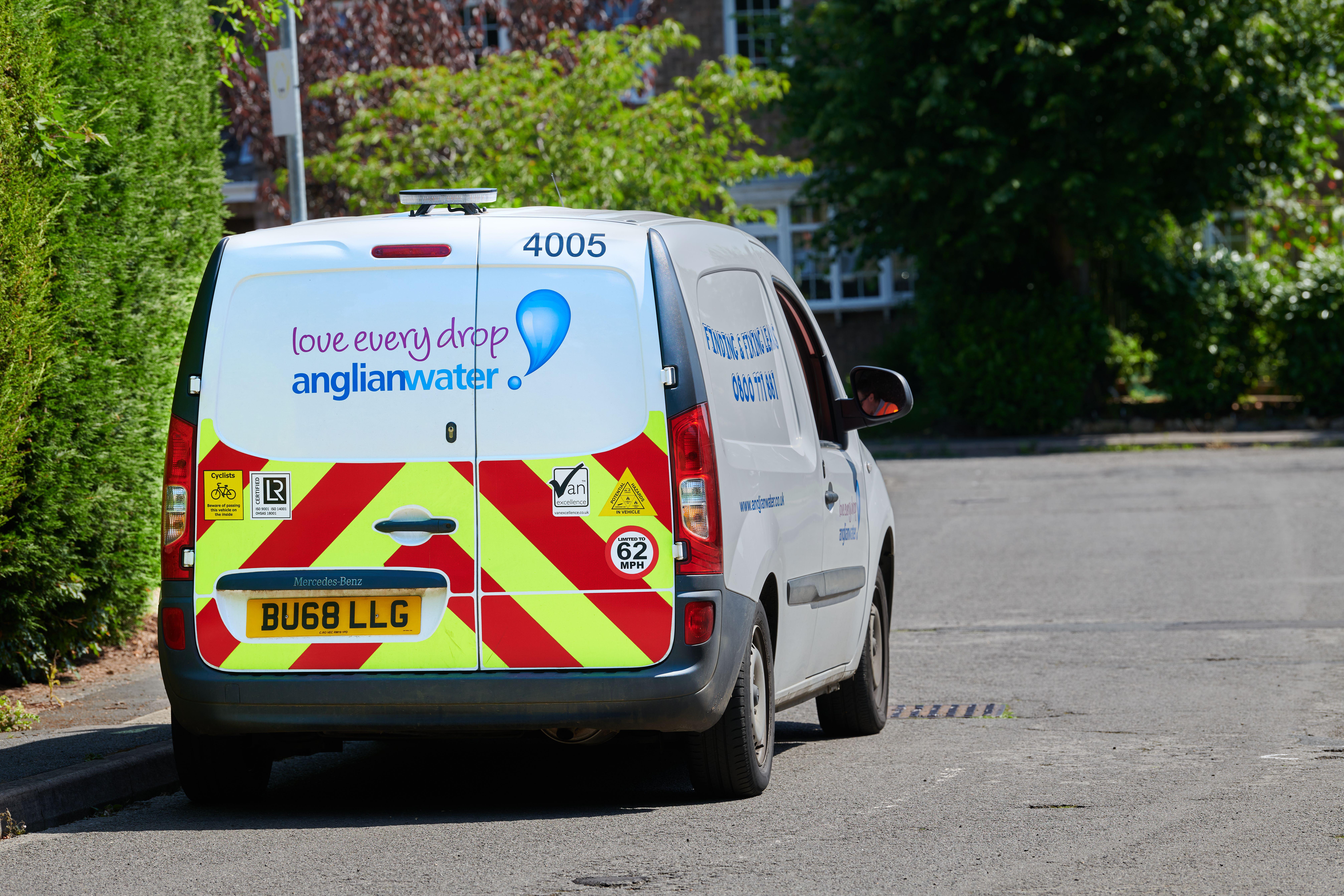 Anglian water telling people to boil water