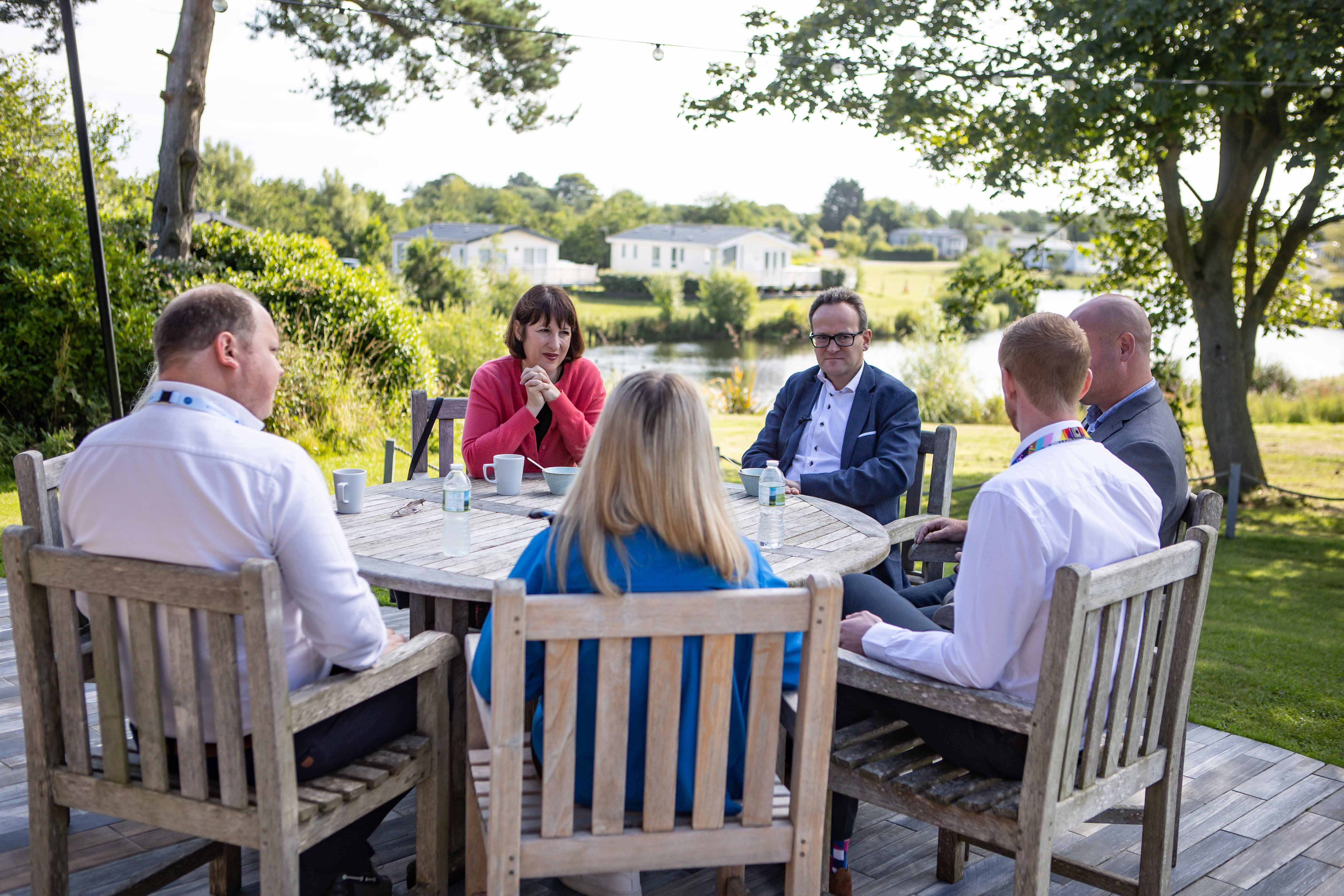Shadow Chancellor Rachel Reeves visits the Yorkshire Coast