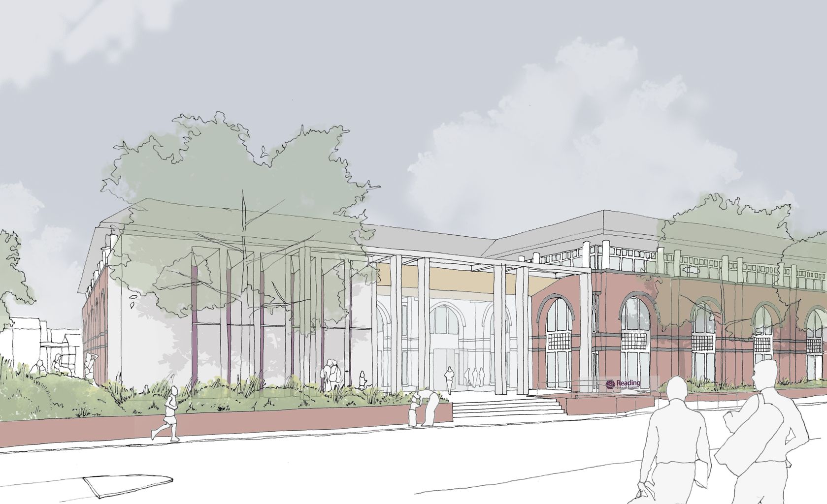 Plans for new Reading central library go on display