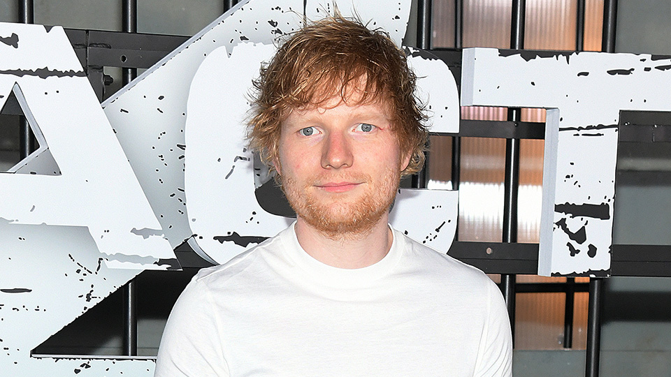 Ed Sheeran does his first ever gender reveal on stage