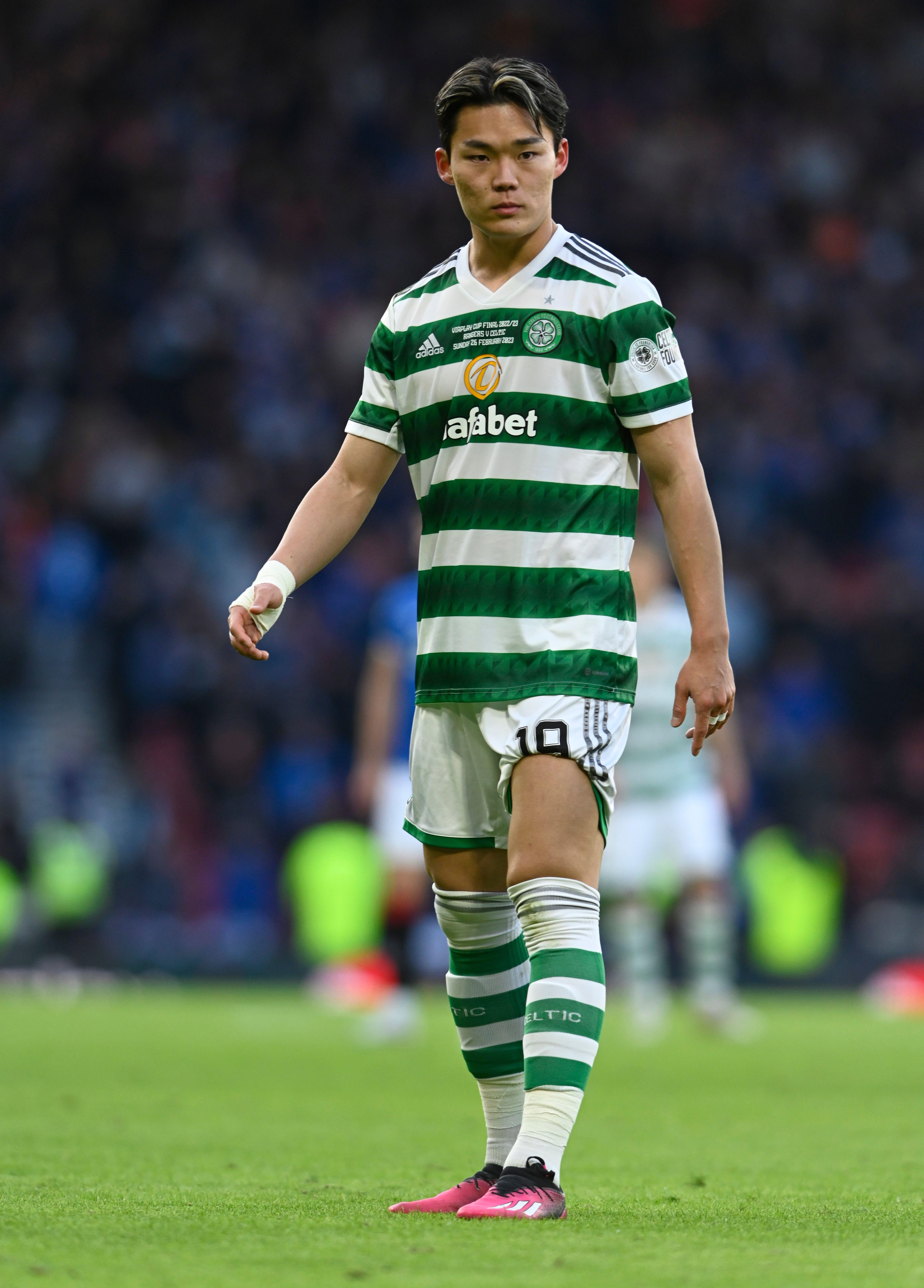 Celtic striker Oh Hyeon-gyu sidelined for up to six weeks.