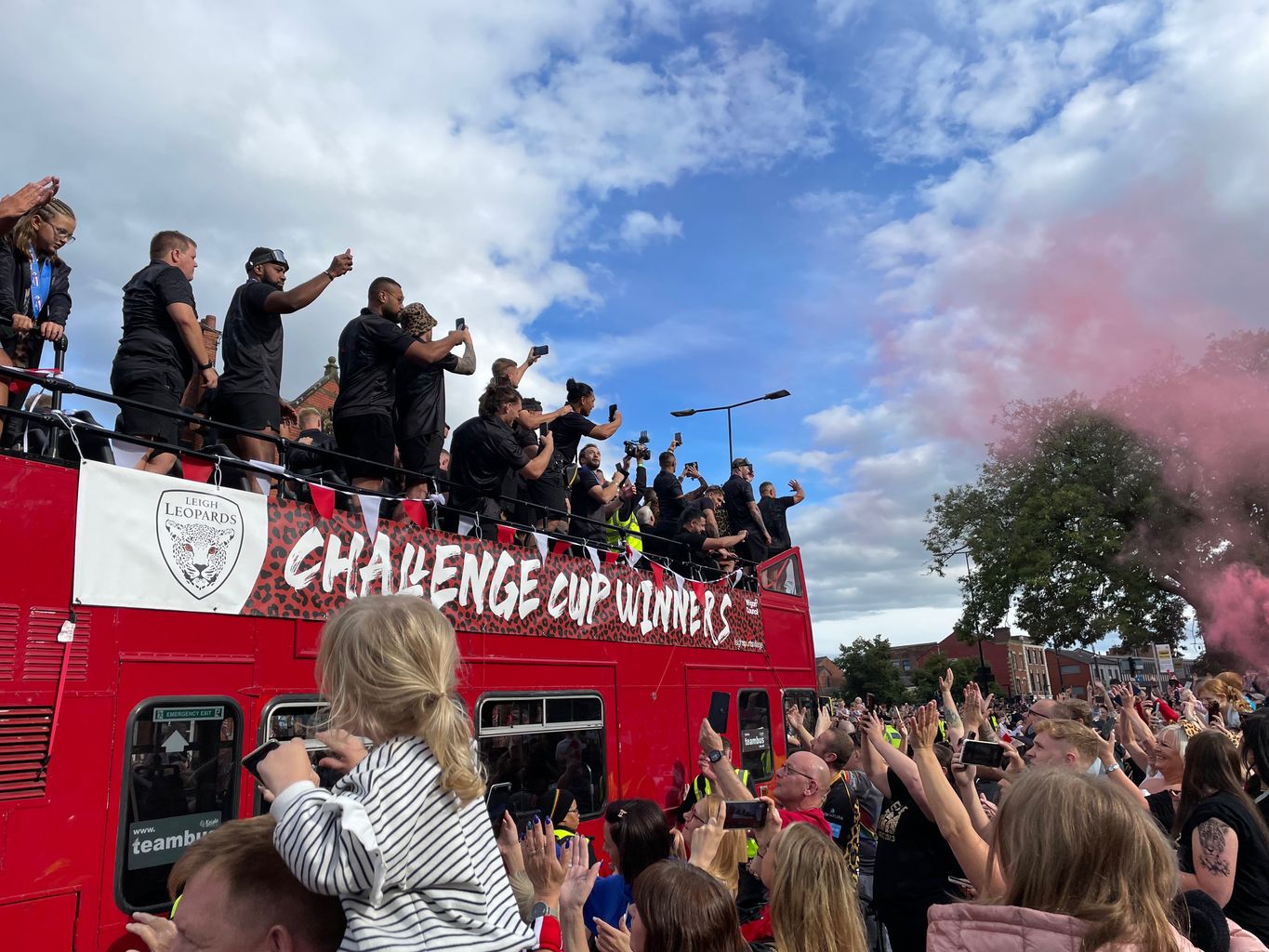 Cleanup begins after thousands gather for The Leopards homecoming