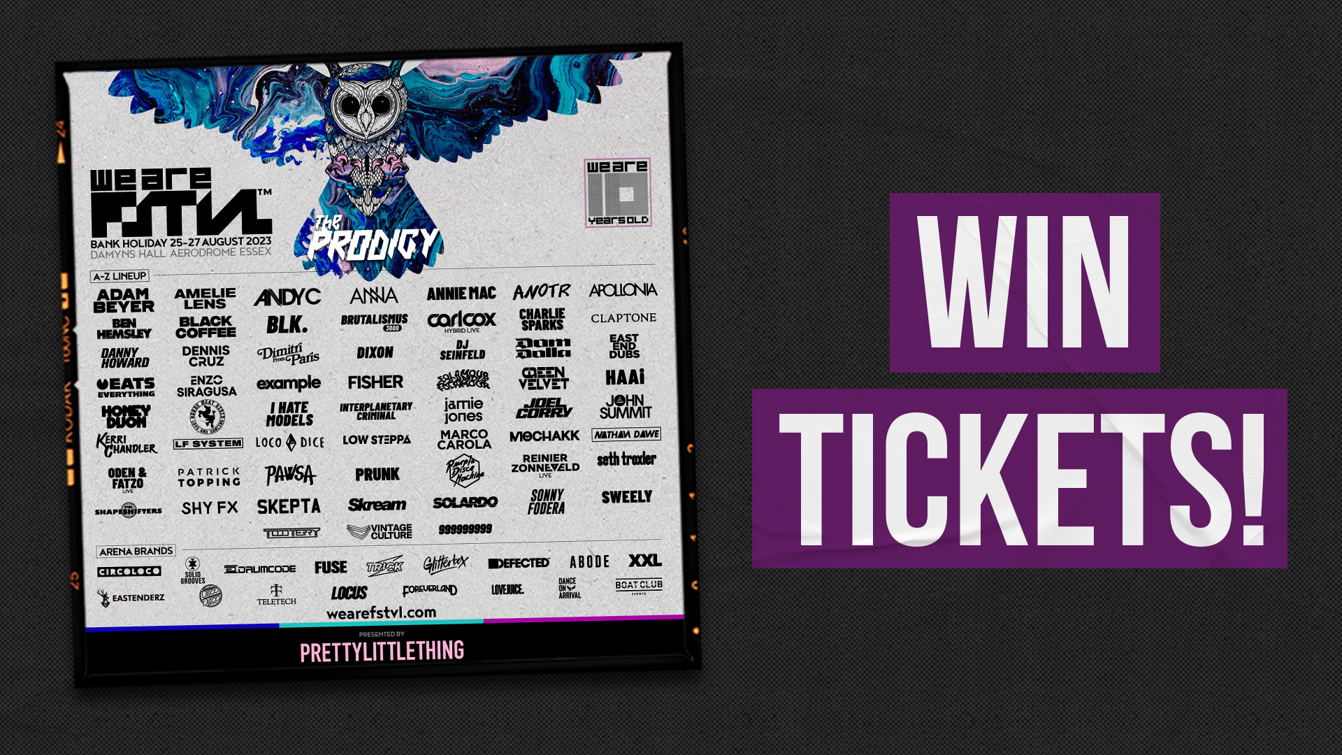 WIN: VIP tickets to WE ARE FSTVL