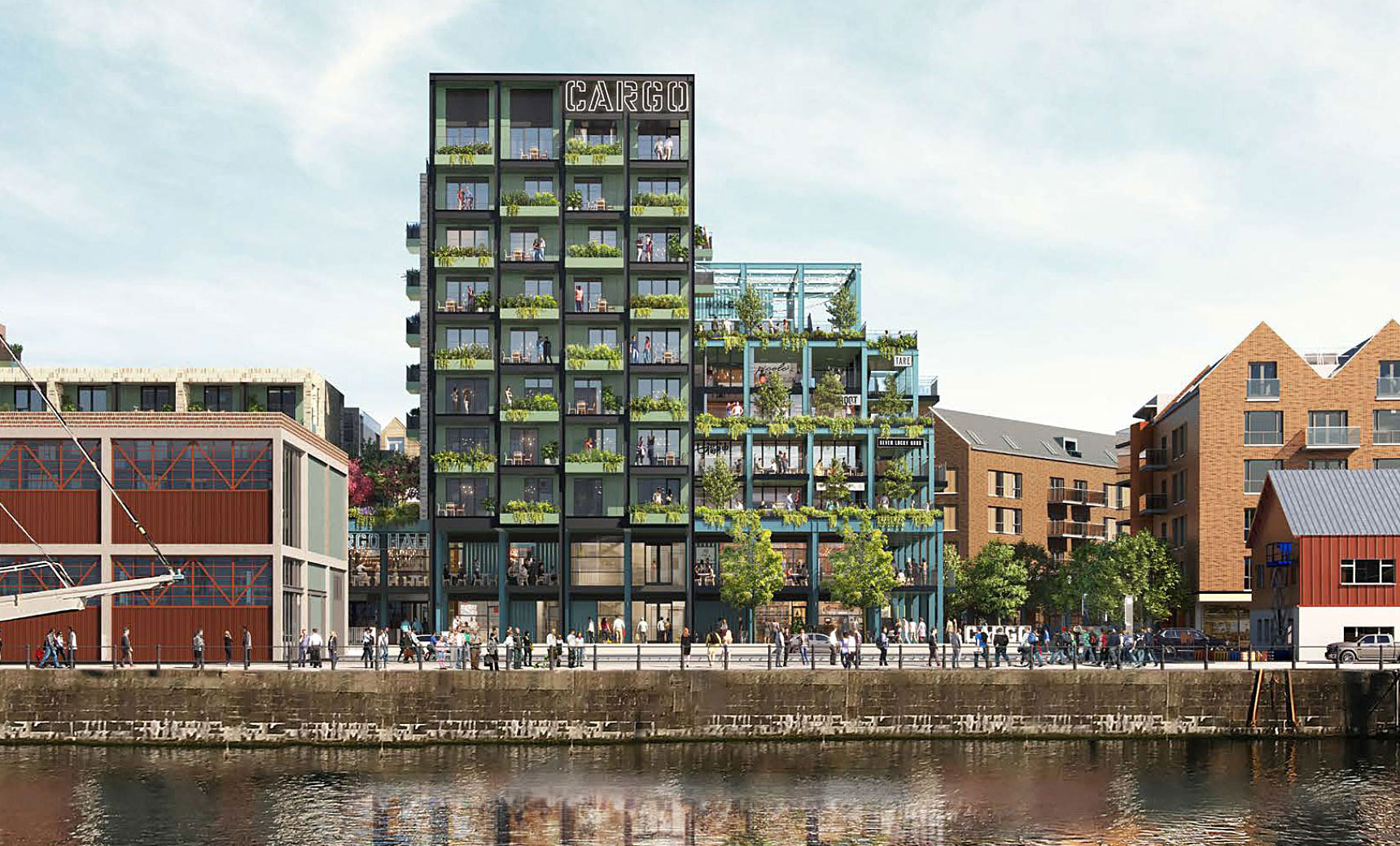 Revised plans revealed for major Bristol Harbourside development