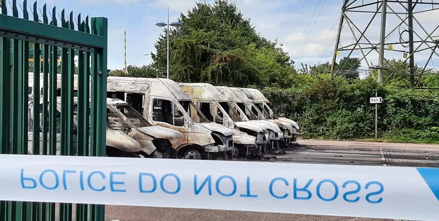 Fire destroys Somerset Council minibuses | News - Greatest Hits Radio ...