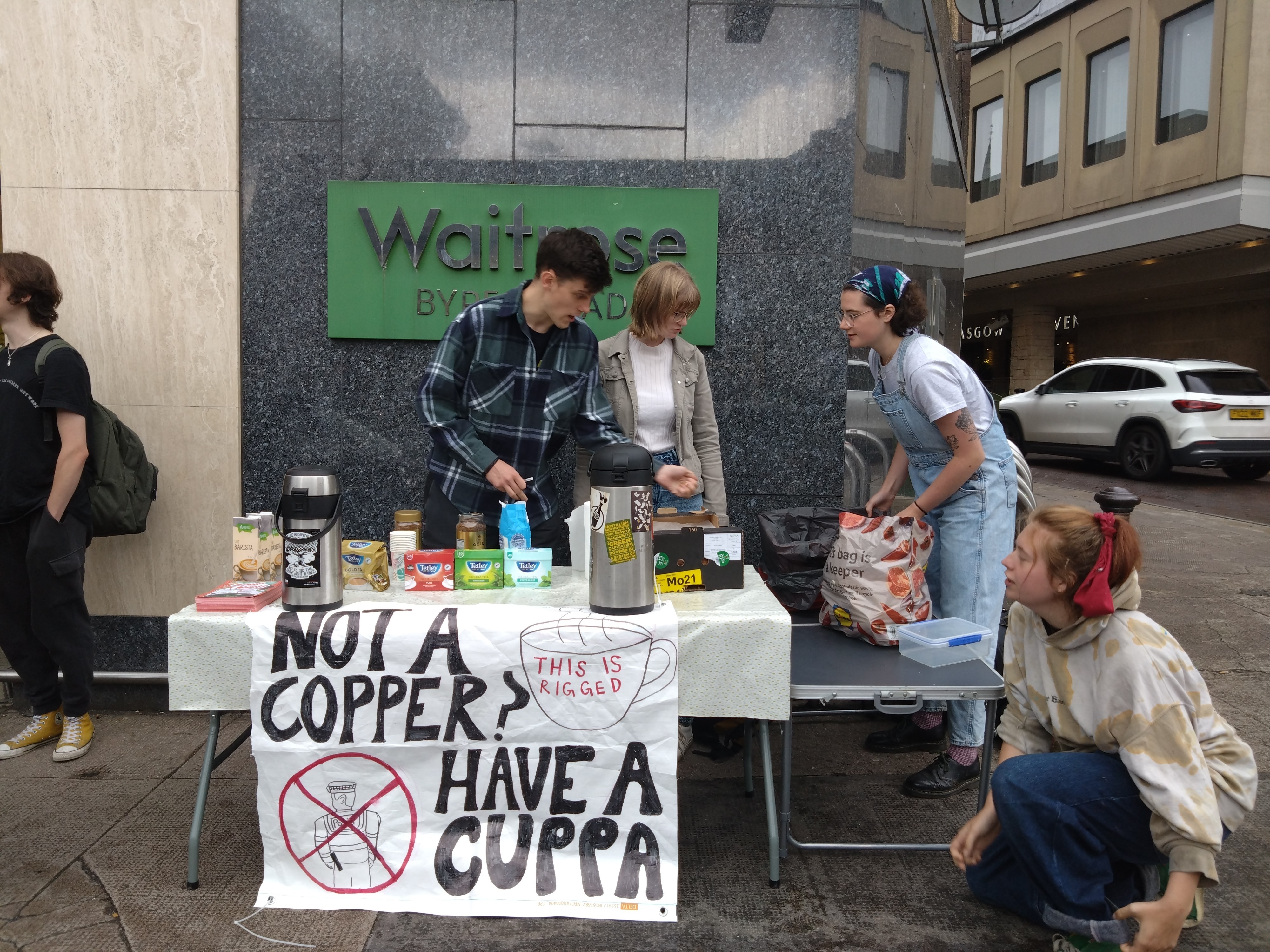 This Is Rigged protest anti-shoplifting measures
