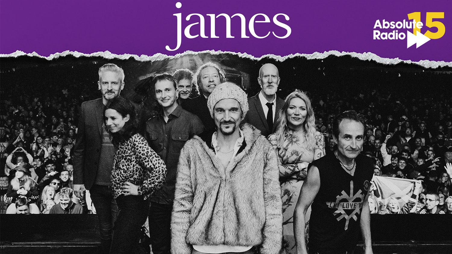 Absolute Radio announce James for 15th birthday gig