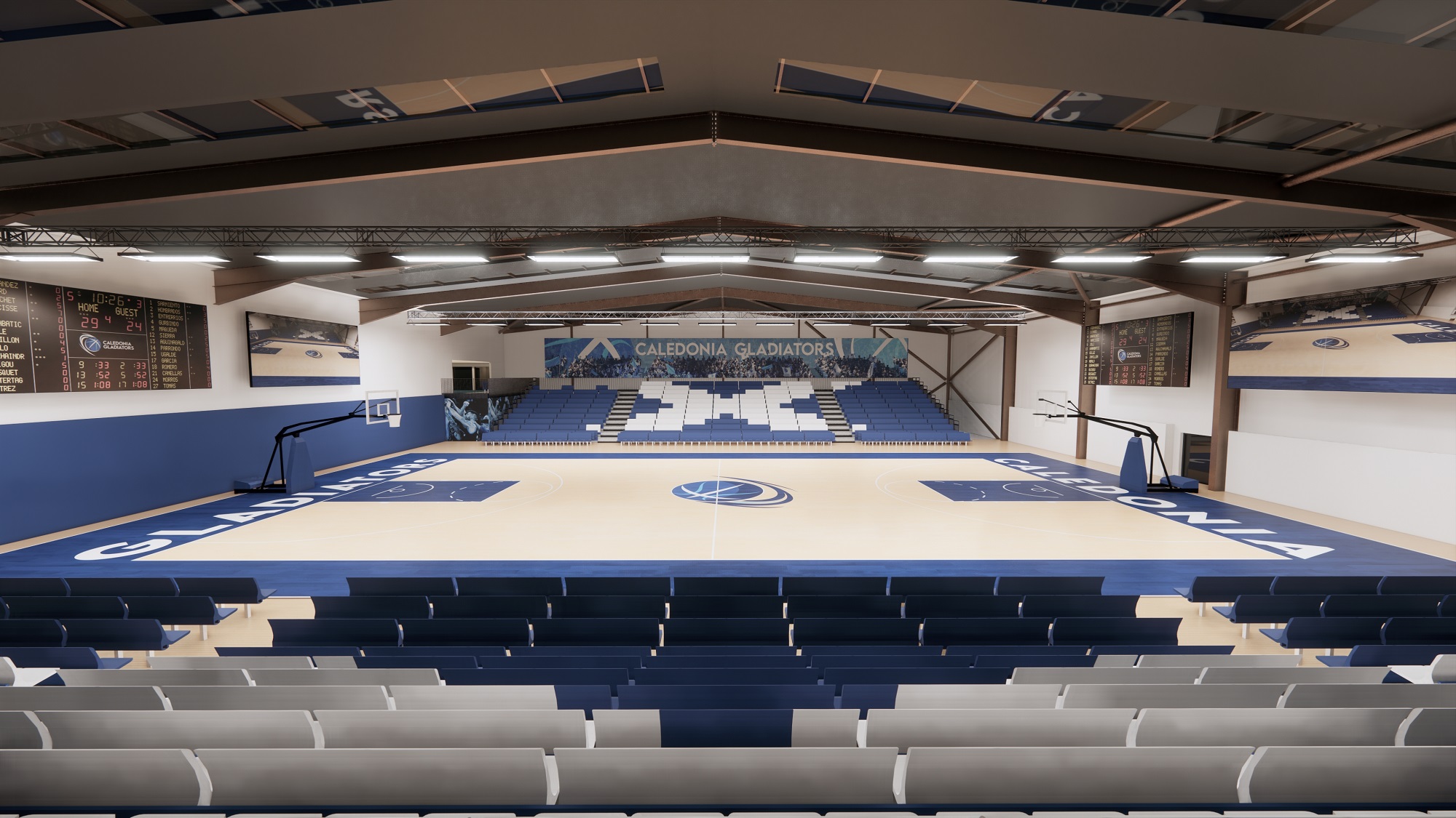 Caledonia Gladiators reveal first look at new multi-million pound ...