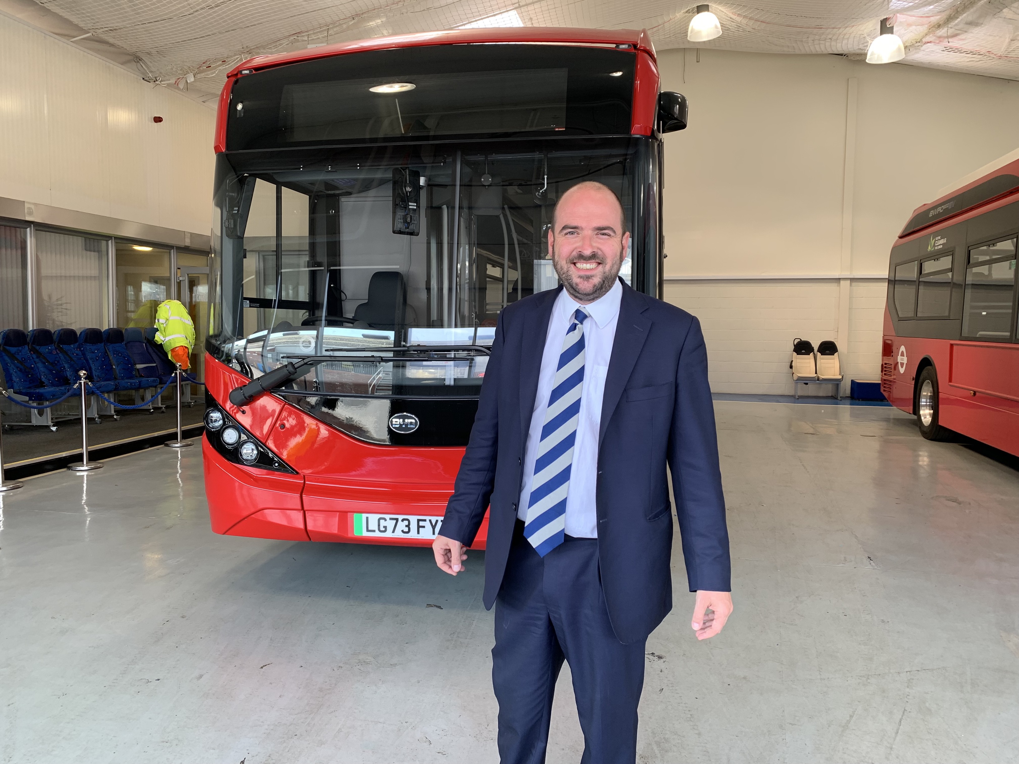 Bus minister visits Scarborough to announce funding for zero emission buses