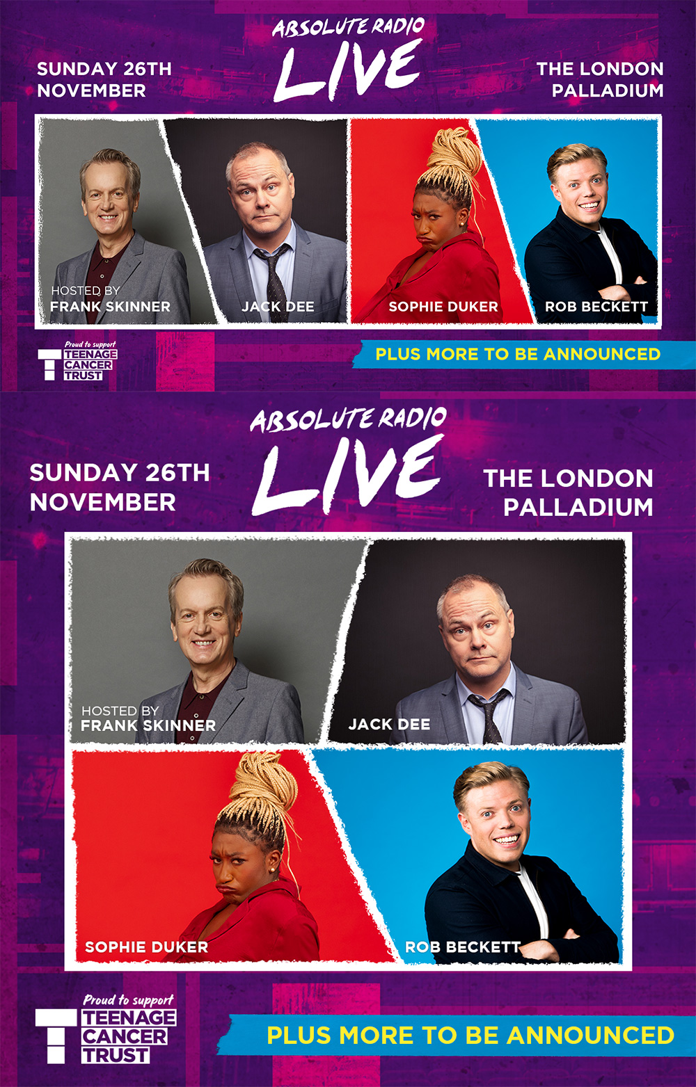 Jack Dee, Rob Beckett and Sophie Duker confirmed for Absolute Radio Live