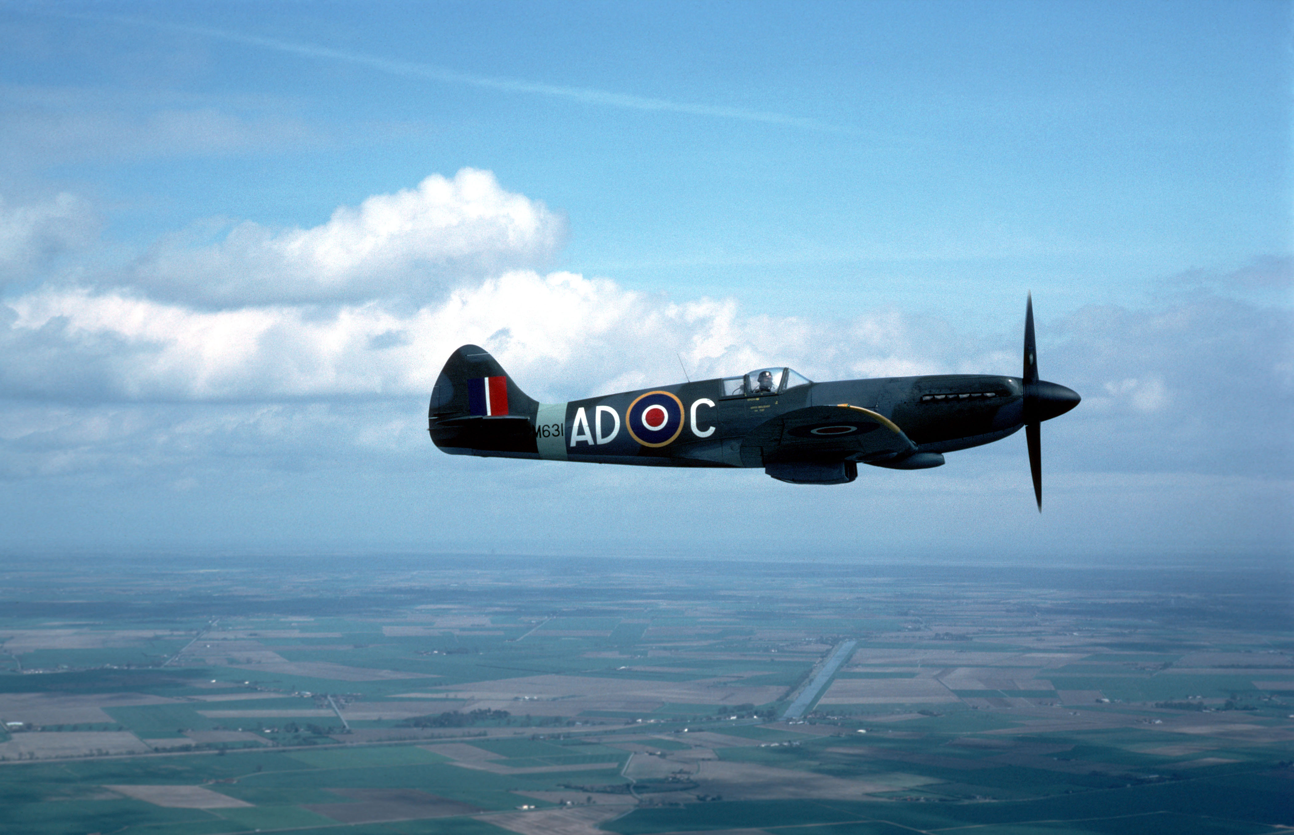 Spitfire flypast in Weymouth TODAY