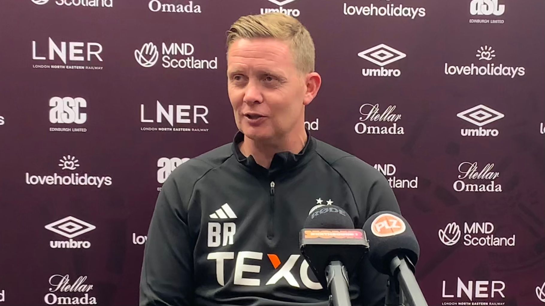 Barry Robson insists no panic despite Aberdeen defeat at Hearts.