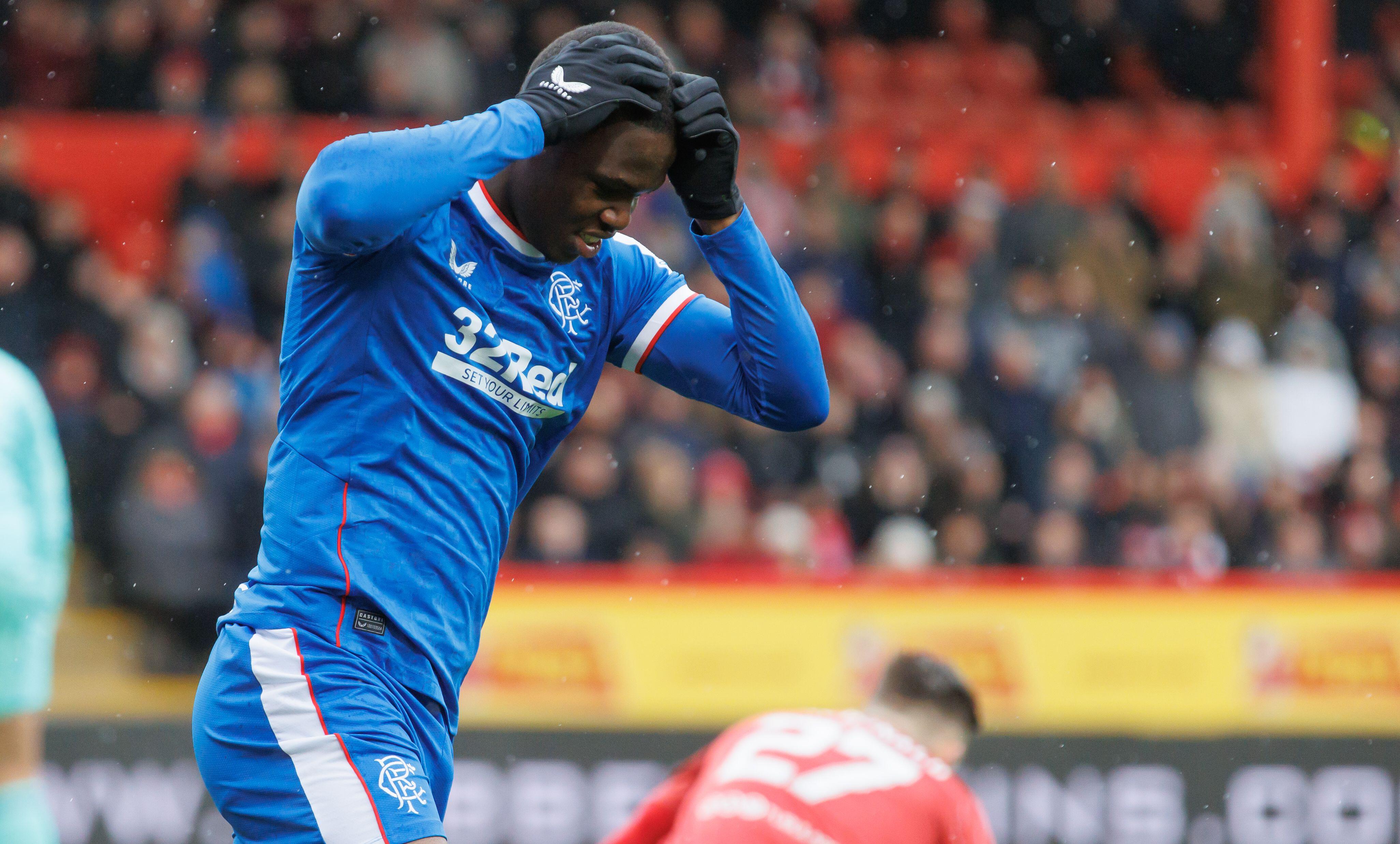 Matondo to miss six weeks as Rangers prepare for Livingston cup game