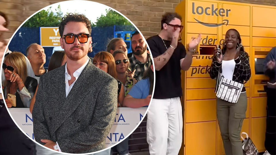 Cian Ducrot took a choir to an Amazon Locker with a heartwarming result