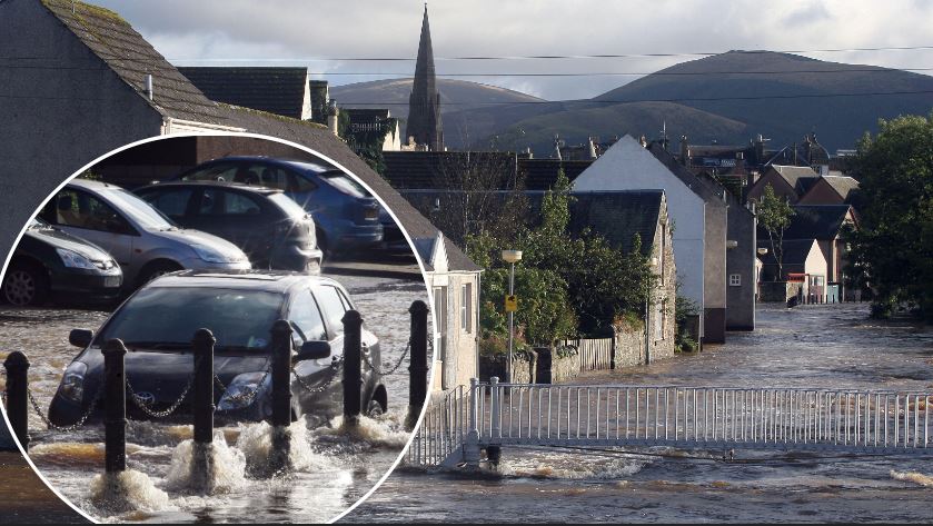 Flood warnings issued for Borders following 'heavy and persistent rain ...