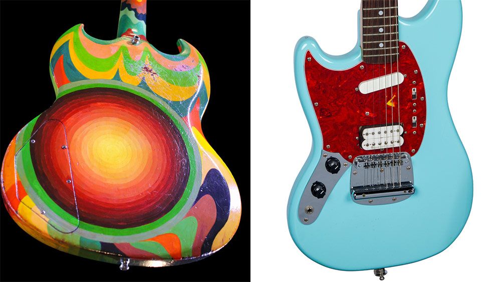 Eric Clapton's The Fool guitar and Kurt Cobain's Skystang I expected to ...