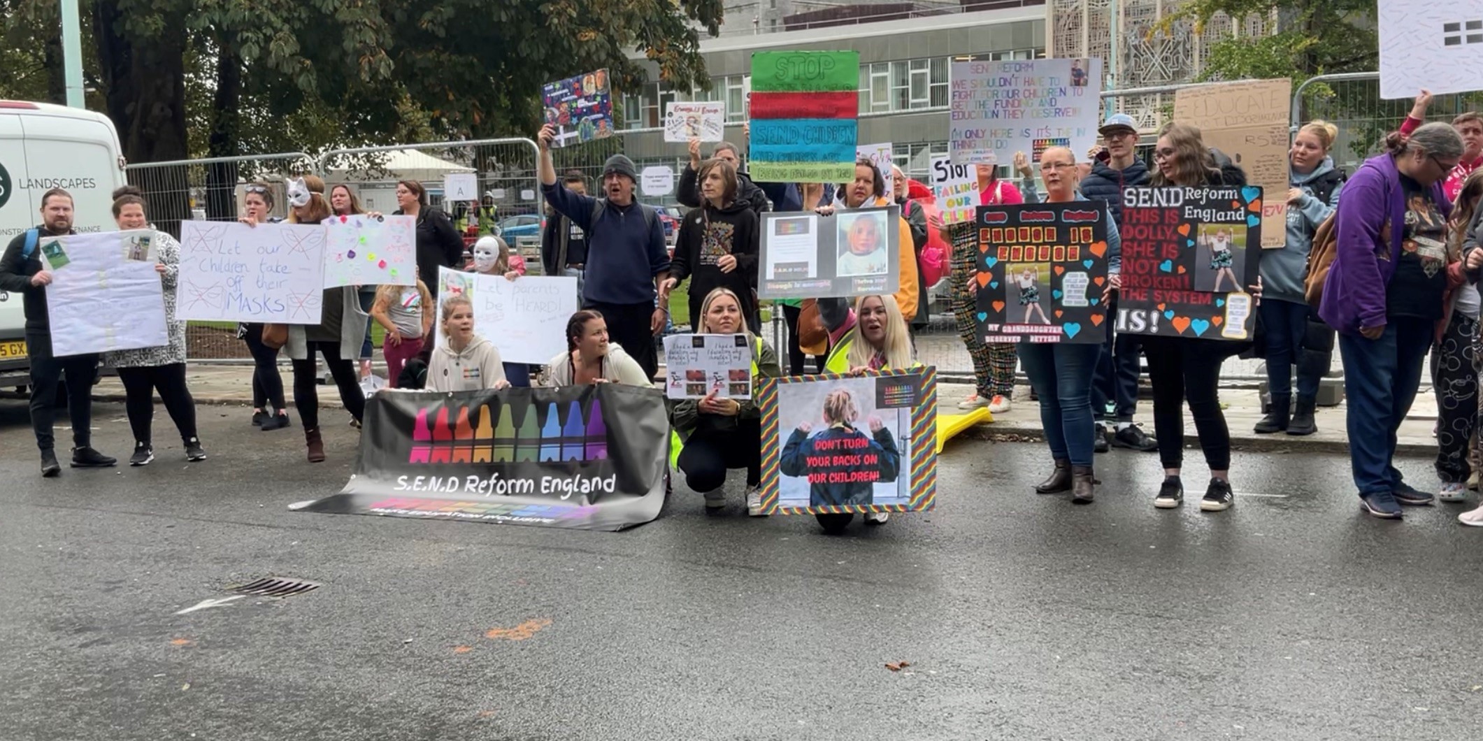 SEND protests take place across the South West