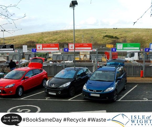 Same day tip bookings now available on the Isle of Wight