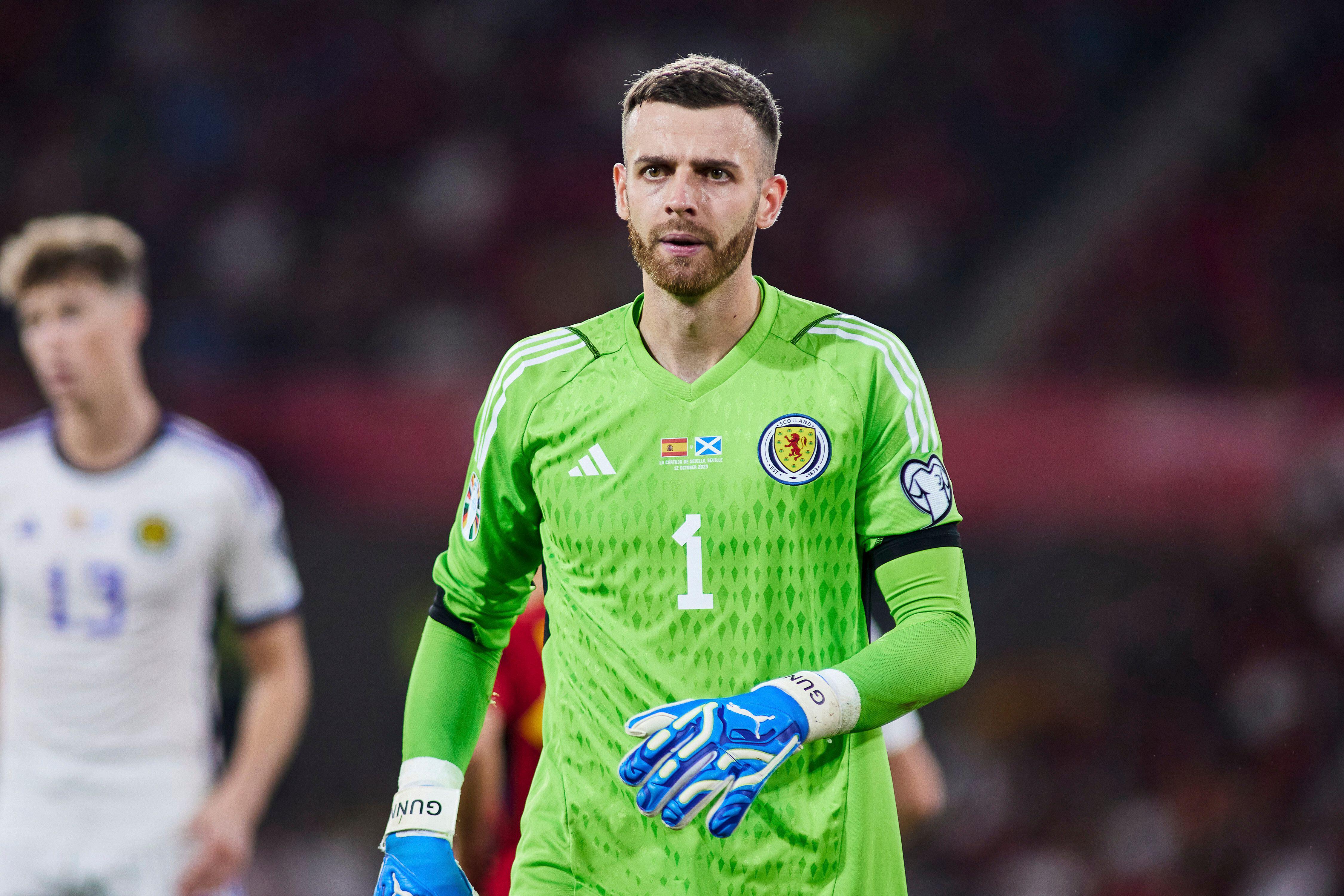 Angus Gunn: Scotland still in 'unbelievable position' despite loss