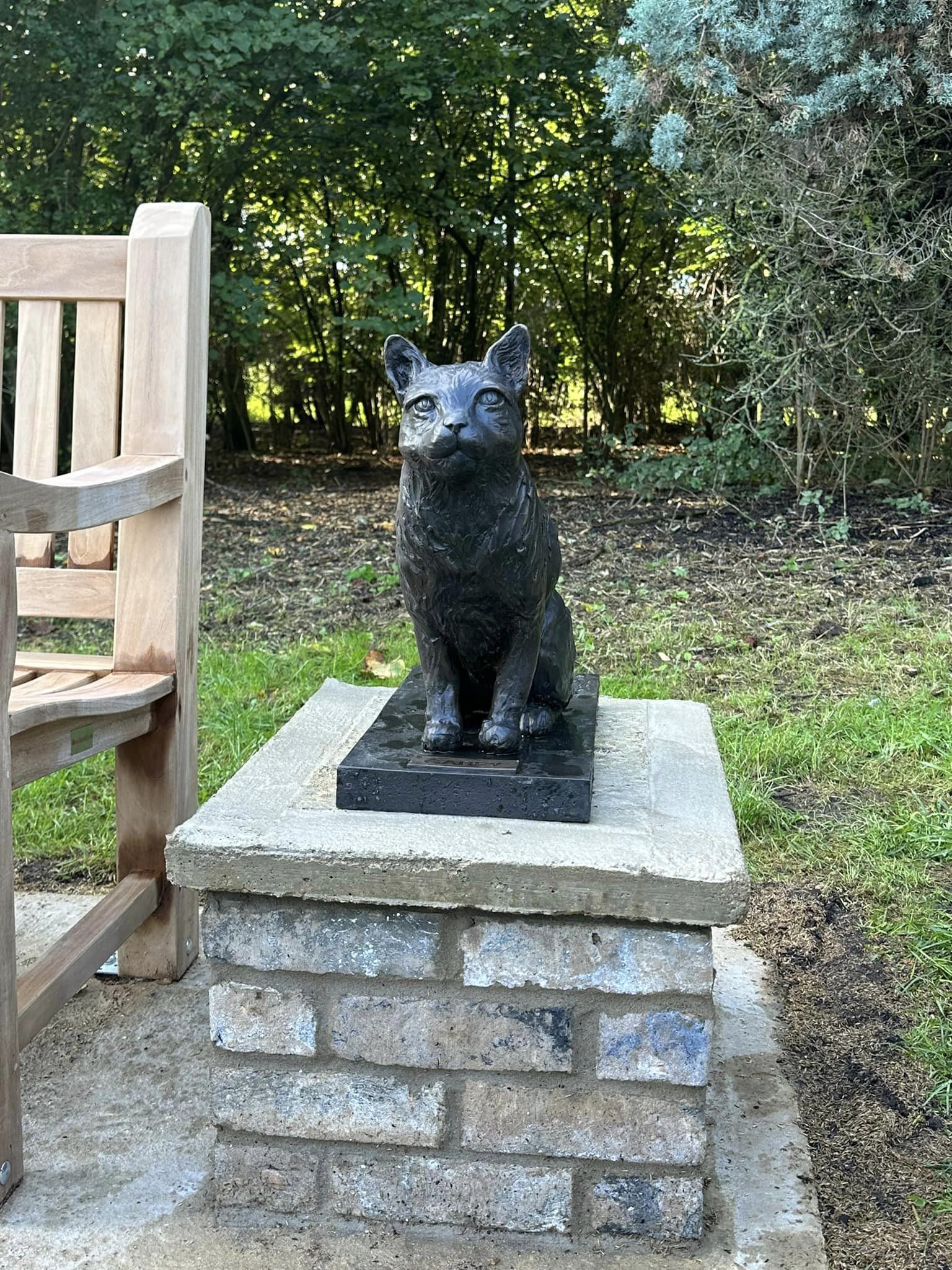 Local celebrity cat honoured with bronze statue in Ely | News ...