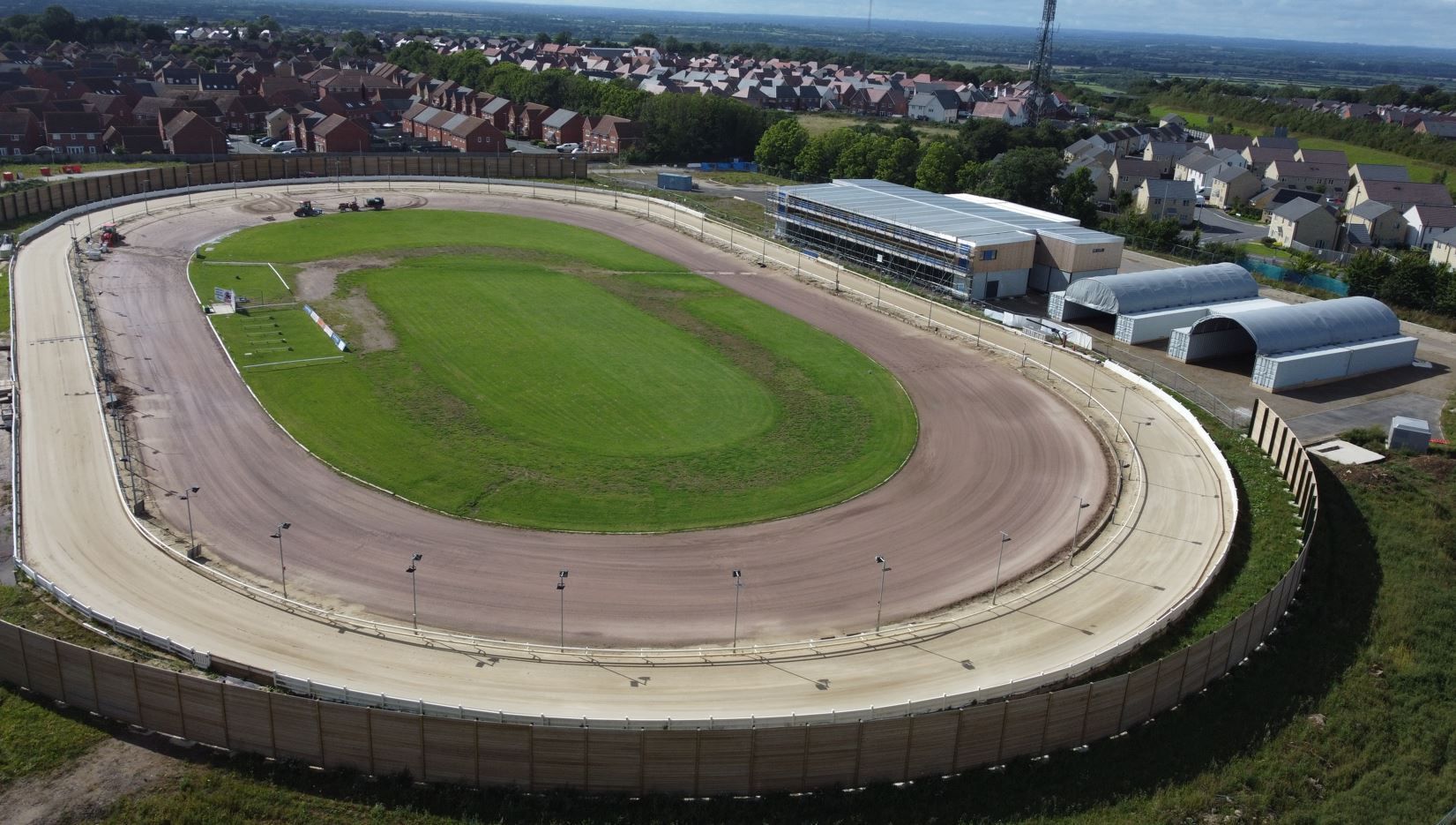 New drone pictures show progress at Abbey Stadium