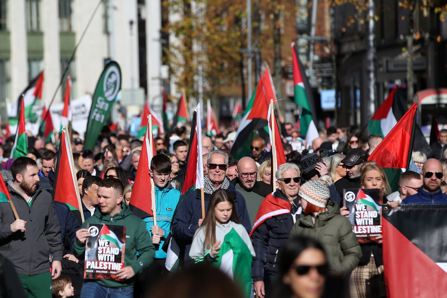 String of pro-Palestine protests happening across Northern Ireland ...