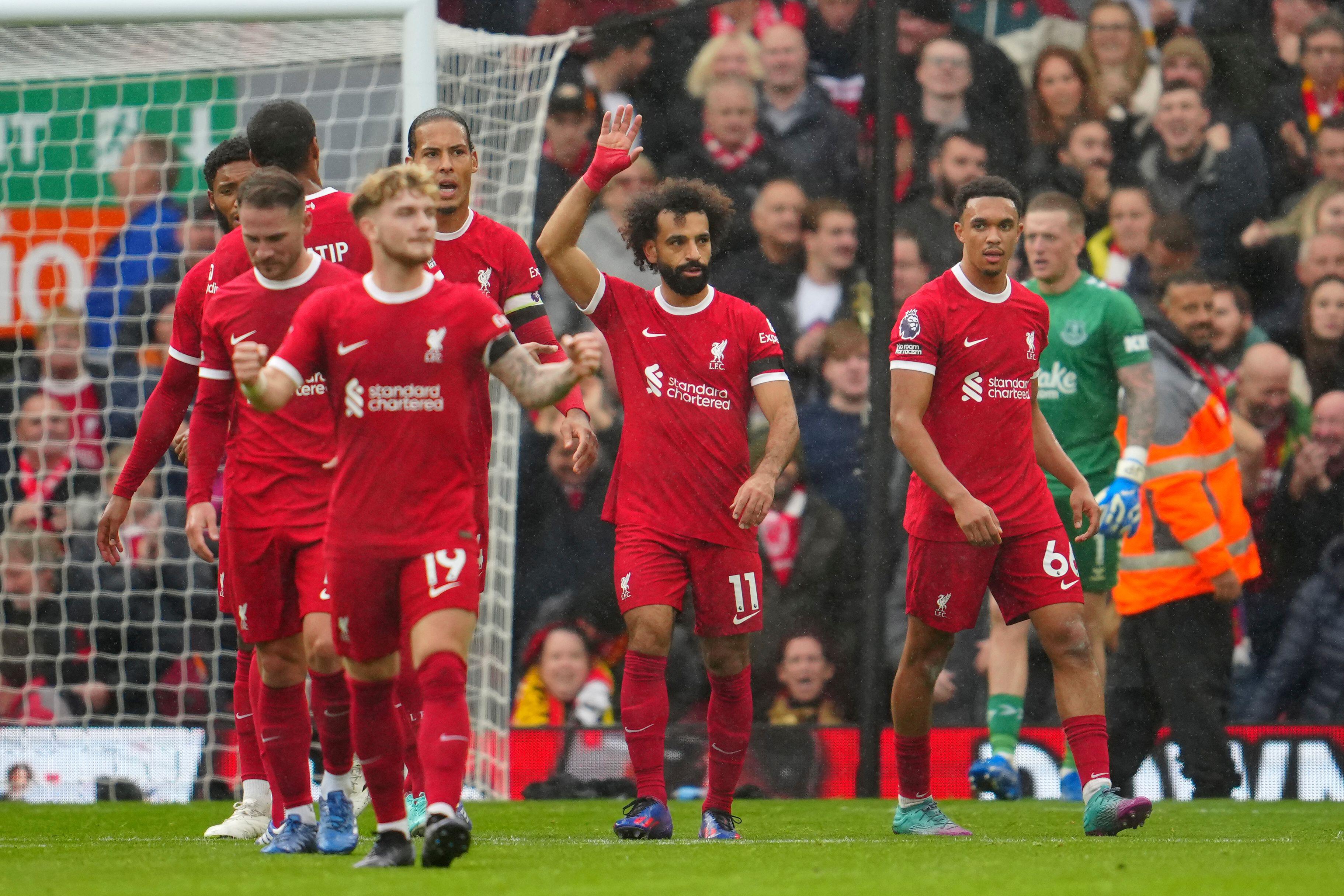 Sean Dyche unhappy with officials as Liverpool take Merseyside derby ...