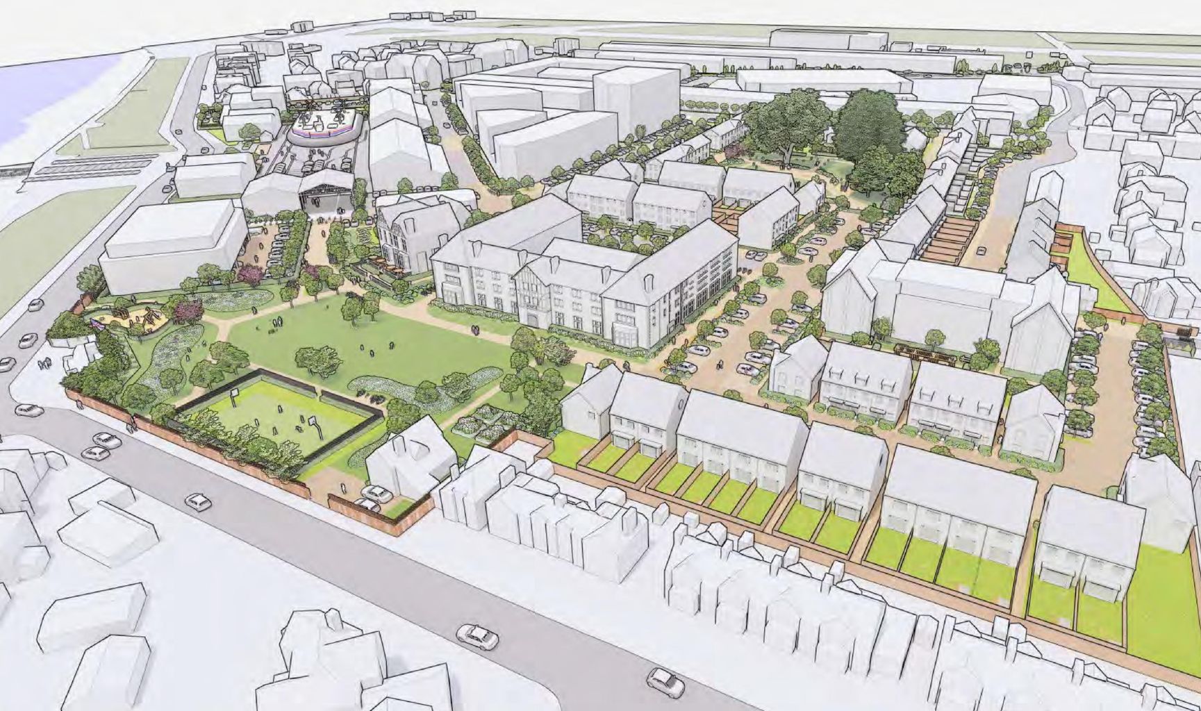 Homes, offices and a museum approved for former military base | News ...