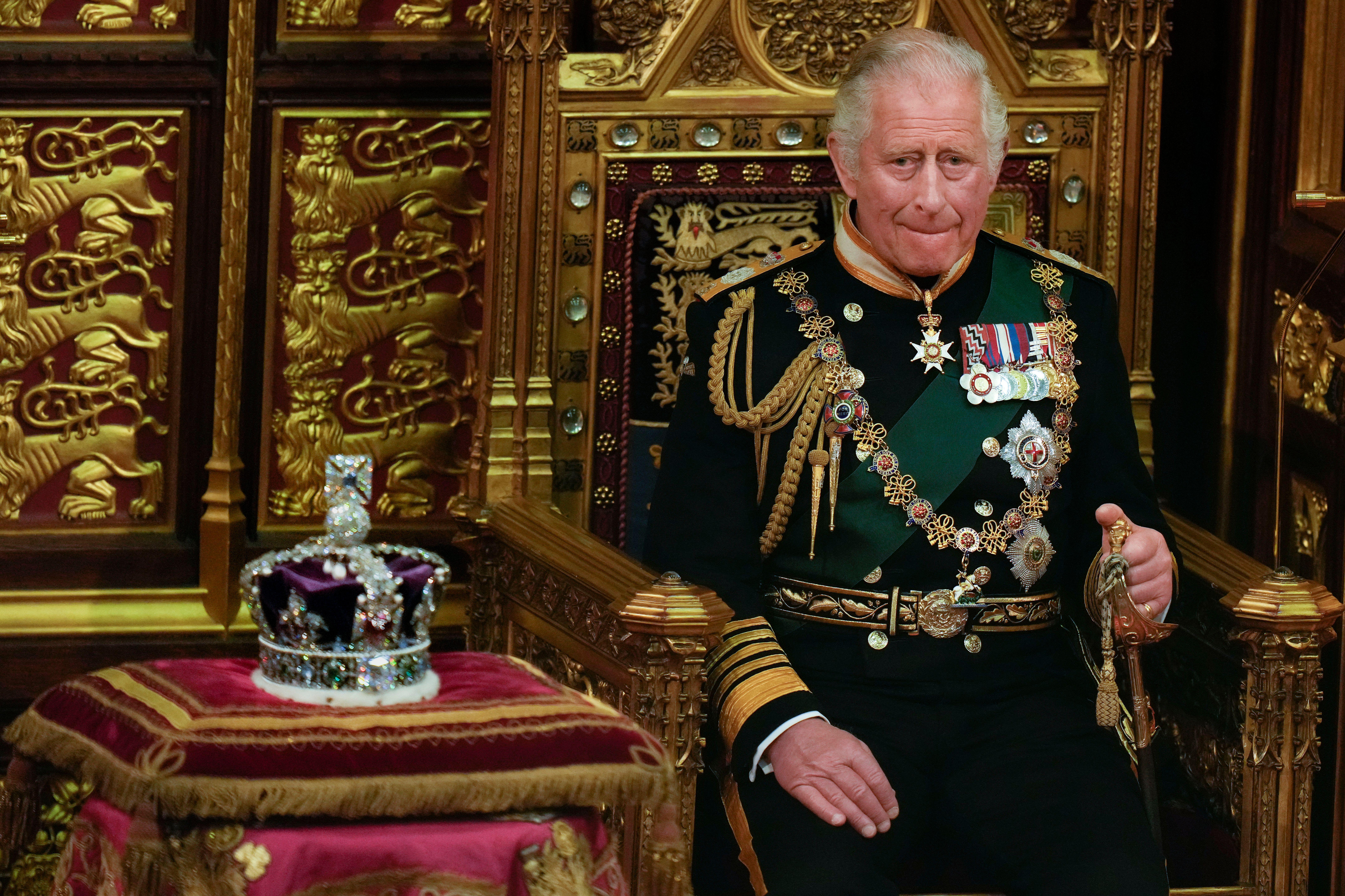 King's Speech focuses on law and order as he opens Parliament