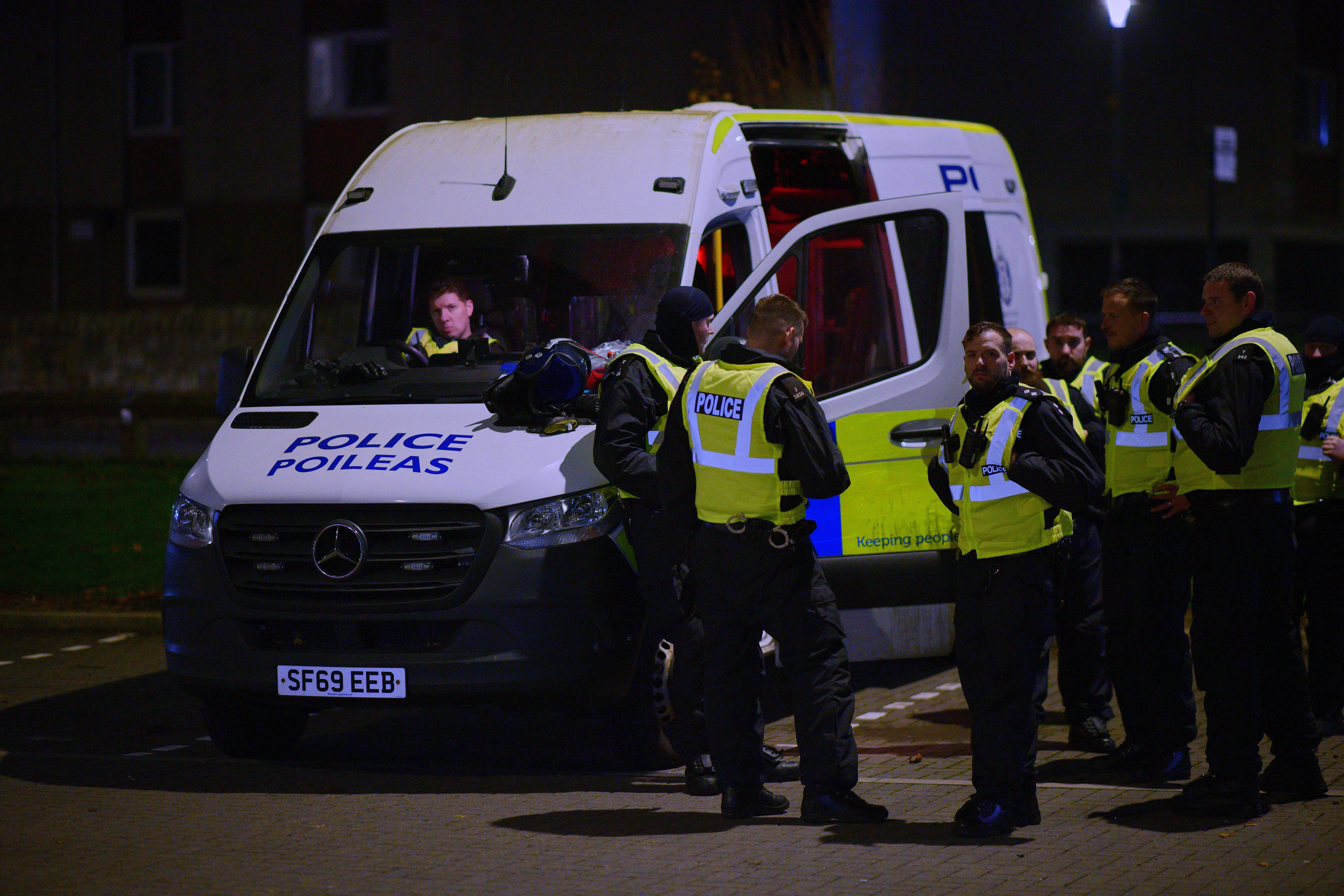 Man, 39, charged after fireworks aimed at police in West Lothian