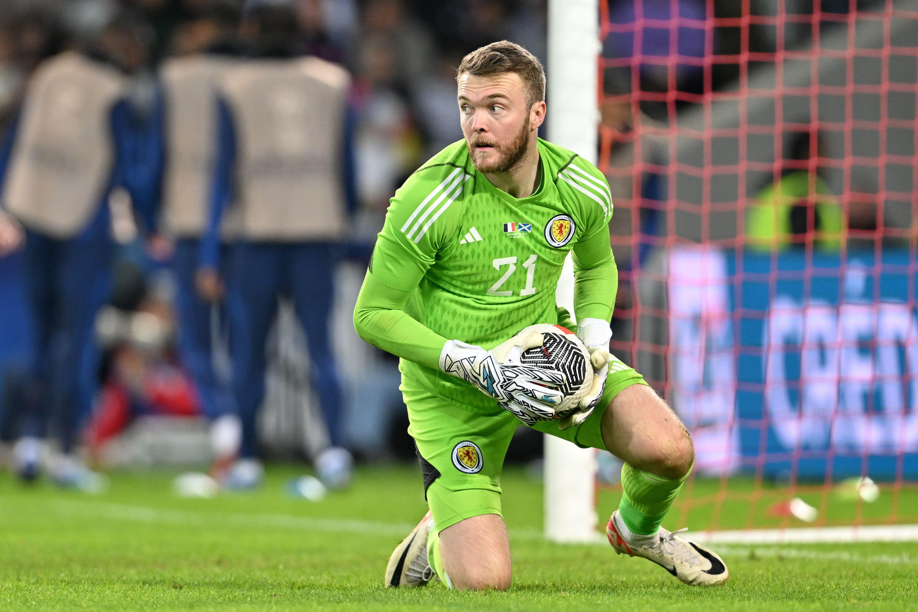 Zander Clark hoping to stay in Scotland boss Steve Clarke's thoughts