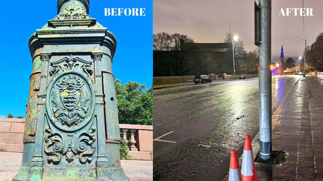 MSP calls to restore 1920s lampposts on Queen Margaret Bridge