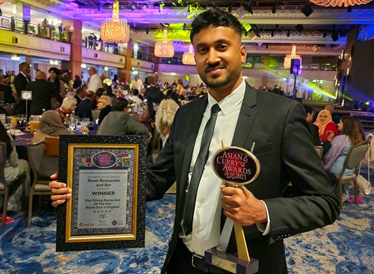 Gateshead Restaurant celebrates TRIPLE triumph at Asian Curry Awards ...