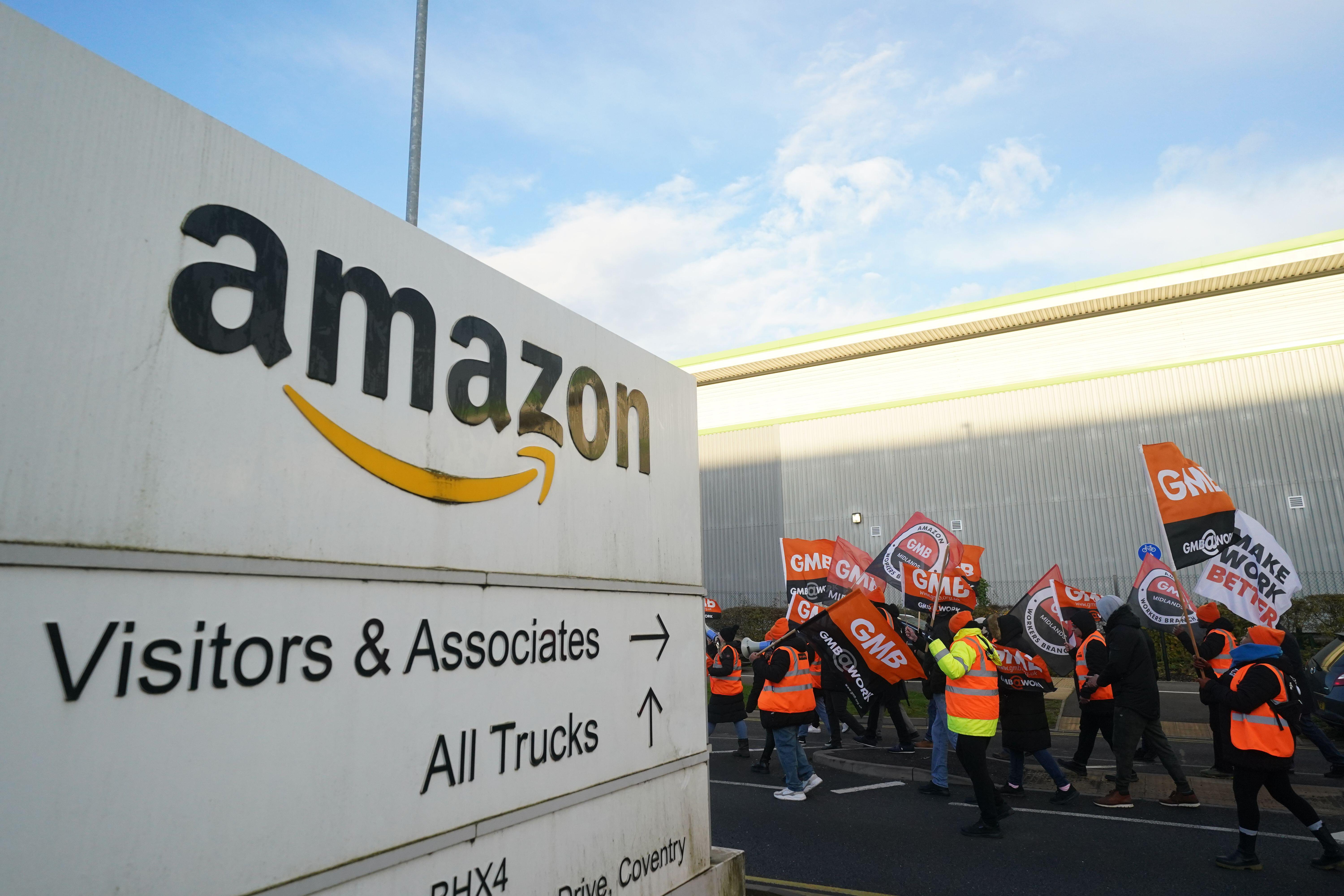 Strikes at Amazon Coventry warehouse on Black Friday