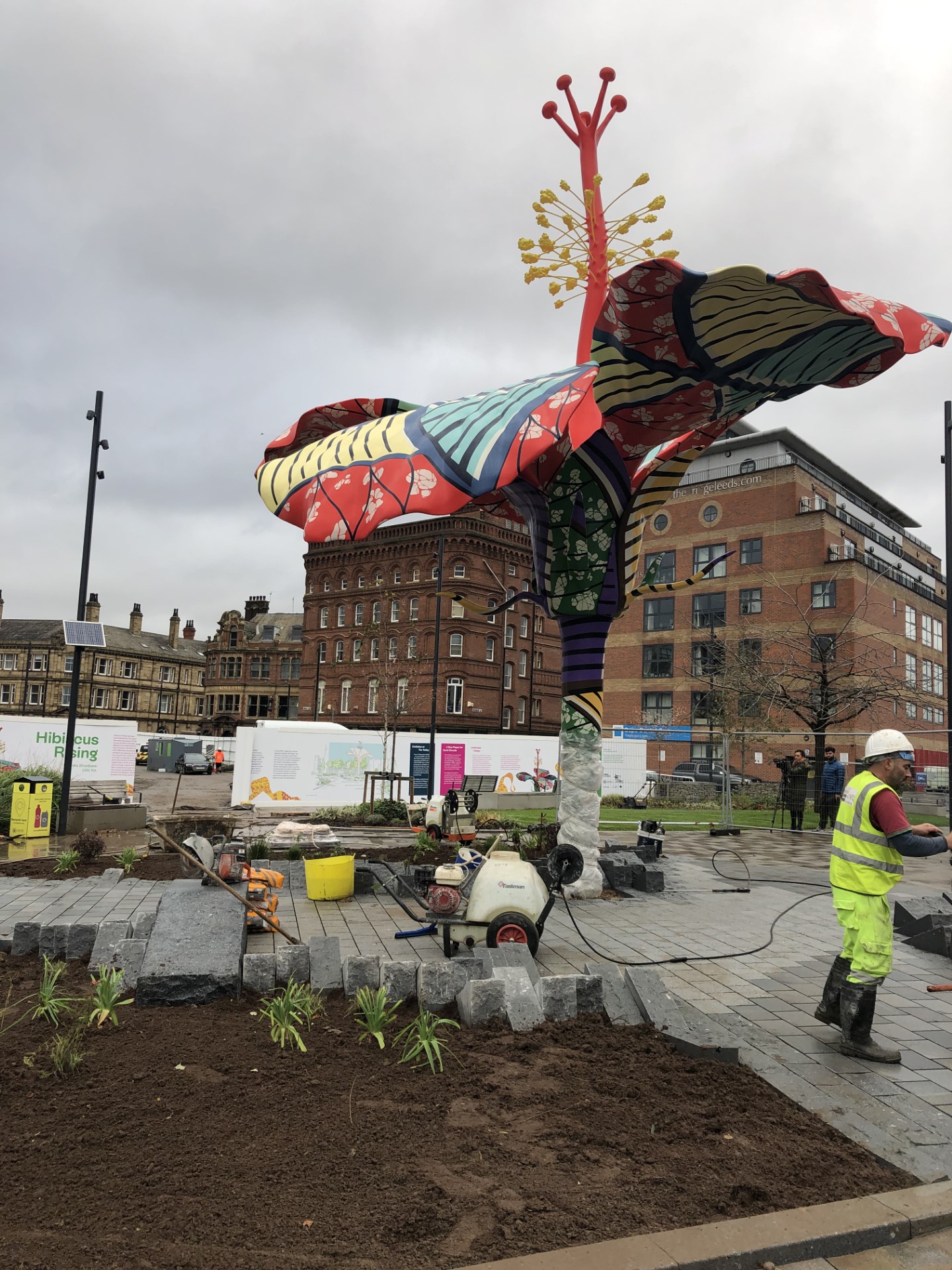David Oluwale flower sculpture unveiled in Leeds | News - Greatest Hits ...